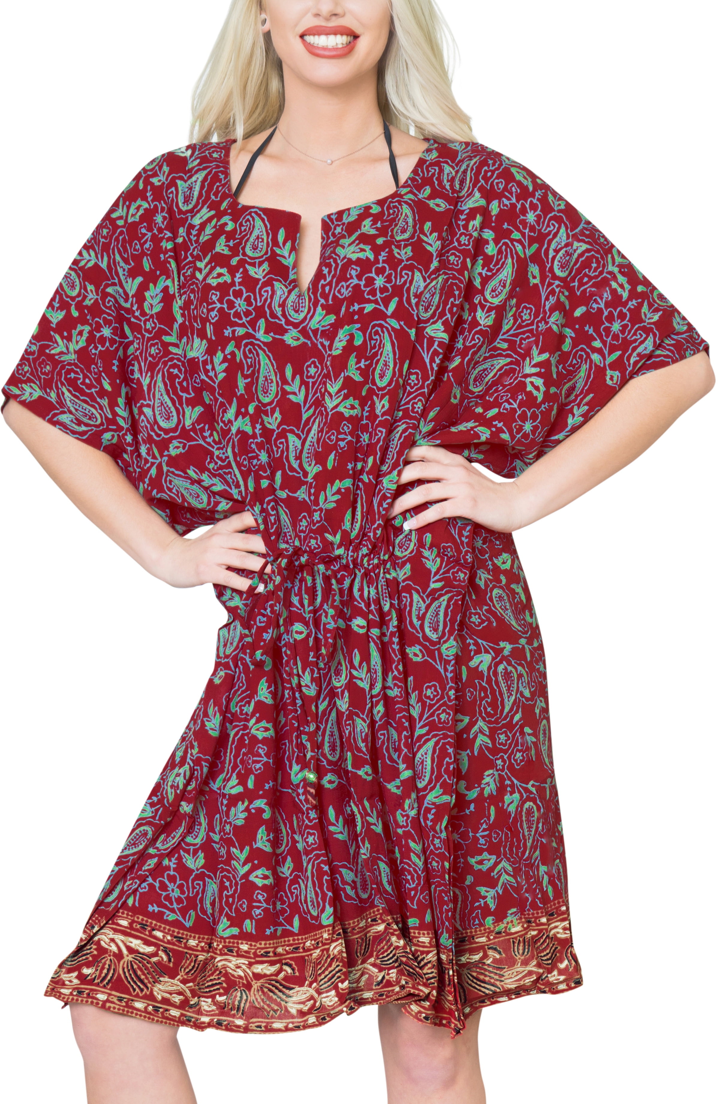 HAPPY BAY Women's Beachwear Swimsuit Coverups Summer Swim Beach Dress ...