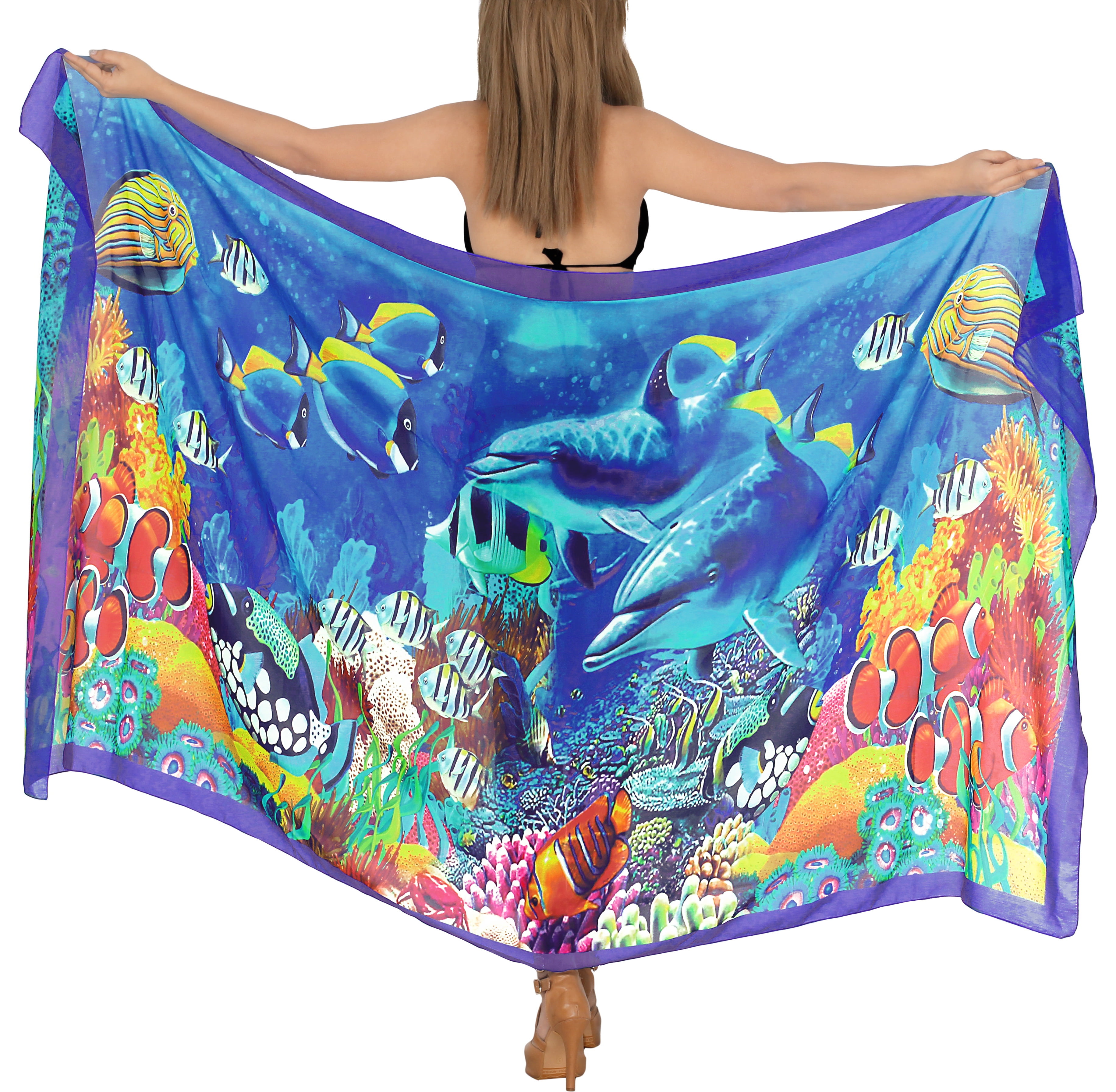 HAPPY BAY Women's Bikini Beach Wrap Cover up Swimwear Bathing suit ...