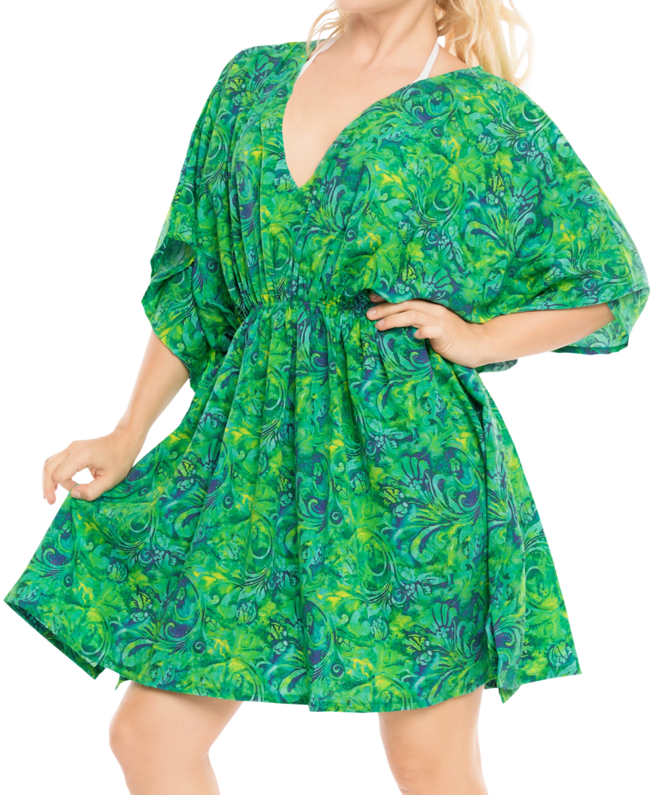 HAPPY BAY Women's Loose Cute Swimsuit Cover ups Dress 1X-2X Shamrock ...