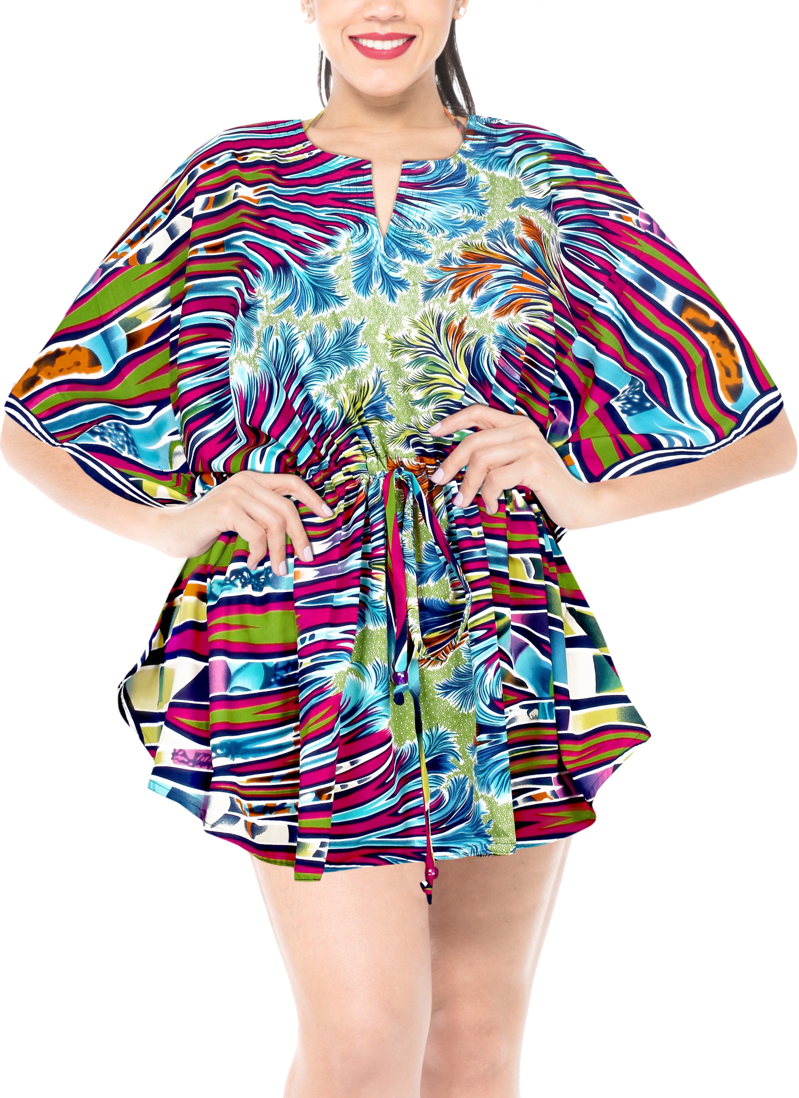 HAPPY BAY Women's Plus Size Fall Swimsuit Cover ups Tops 2X-3X Amethyst ...