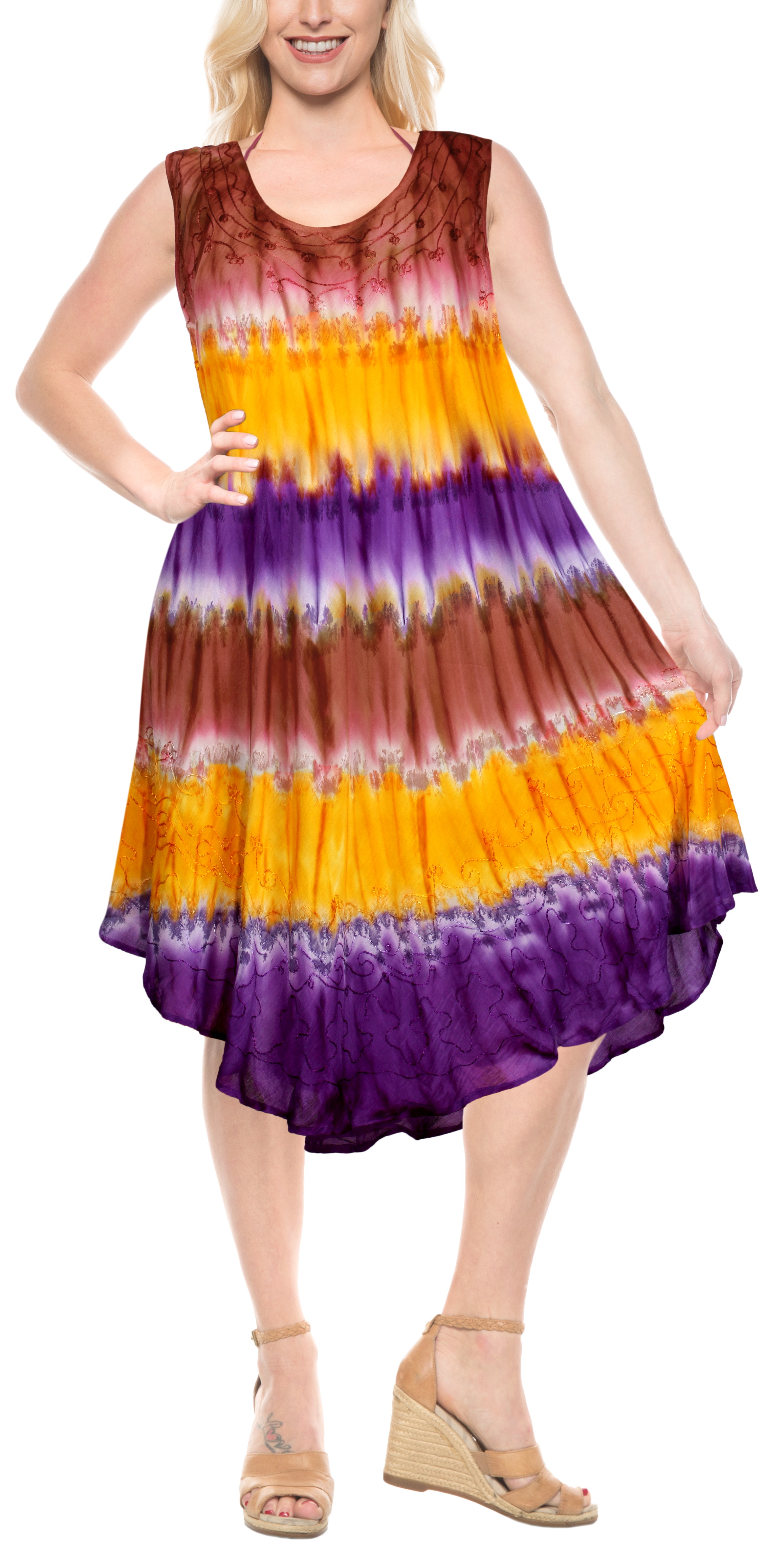 HAPPY BAY Women's Plus Size Fashion House Wear Dresses L-XL Amtheyst ...