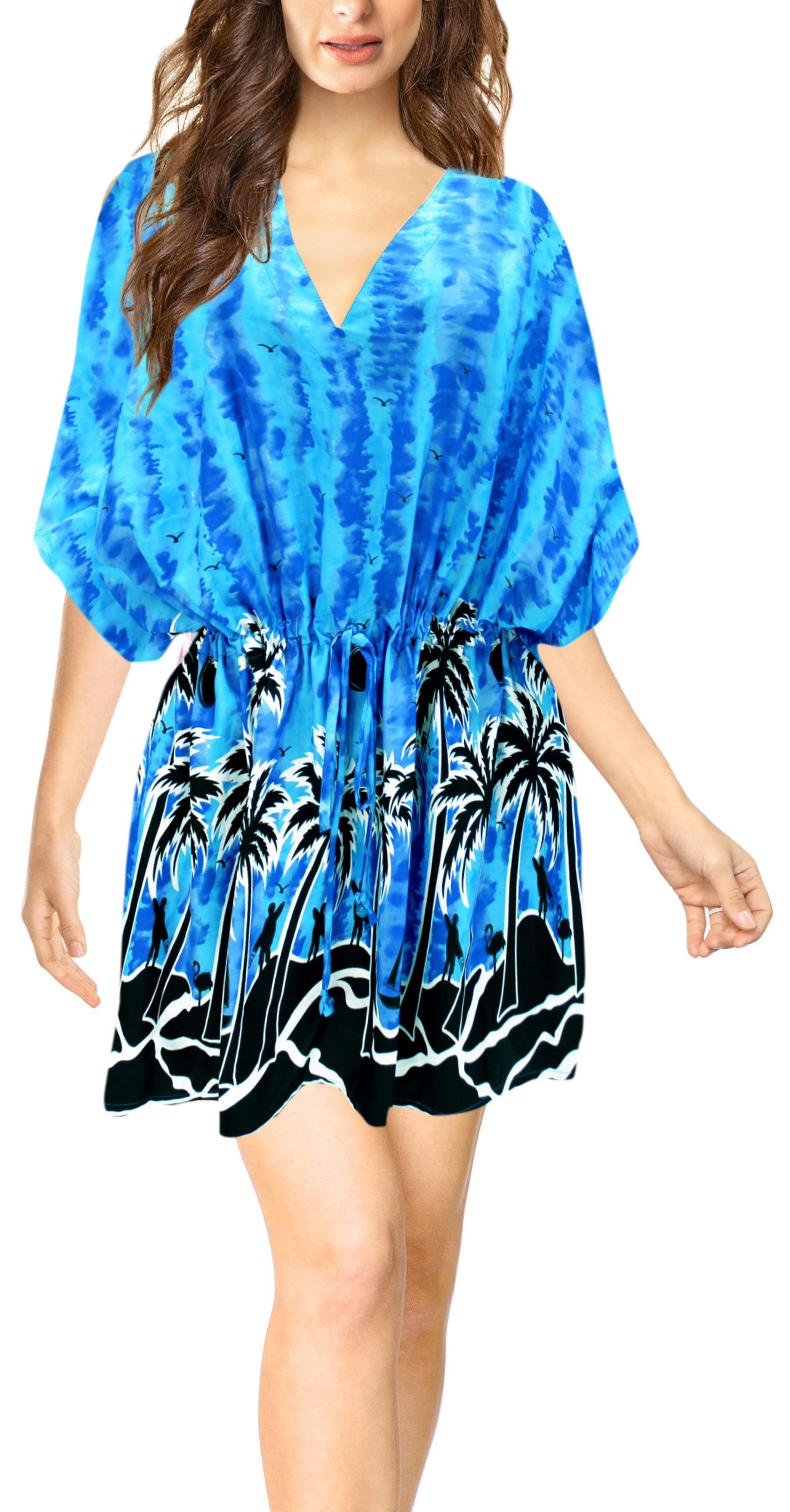 HAPPY BAY Women's Plus Size Summer Bathing Suit Cover-Up 3X-4X Admiral ...
