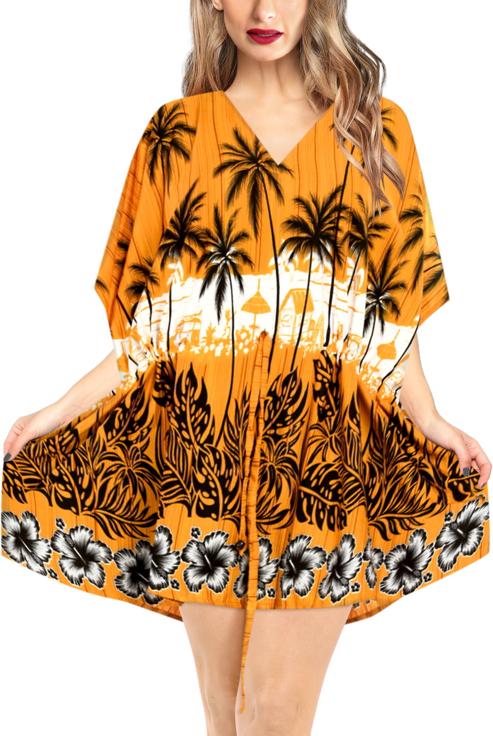 HAPPY BAY Women's Plus Size Summer Bathing Suit Swimwear Cover-up 3X-4X ...