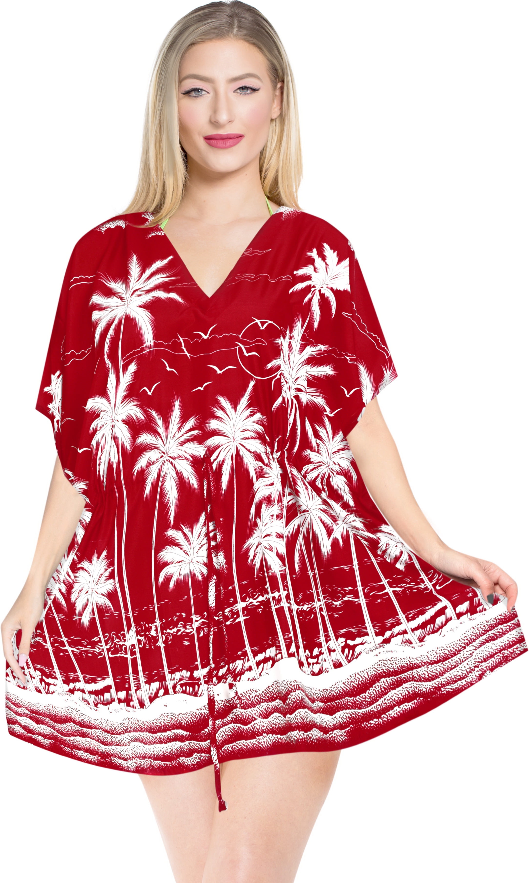 HAPPY BAY Women's Plus Size Summer Bathing Suit Swimwear Cover-up 3X-4X ...