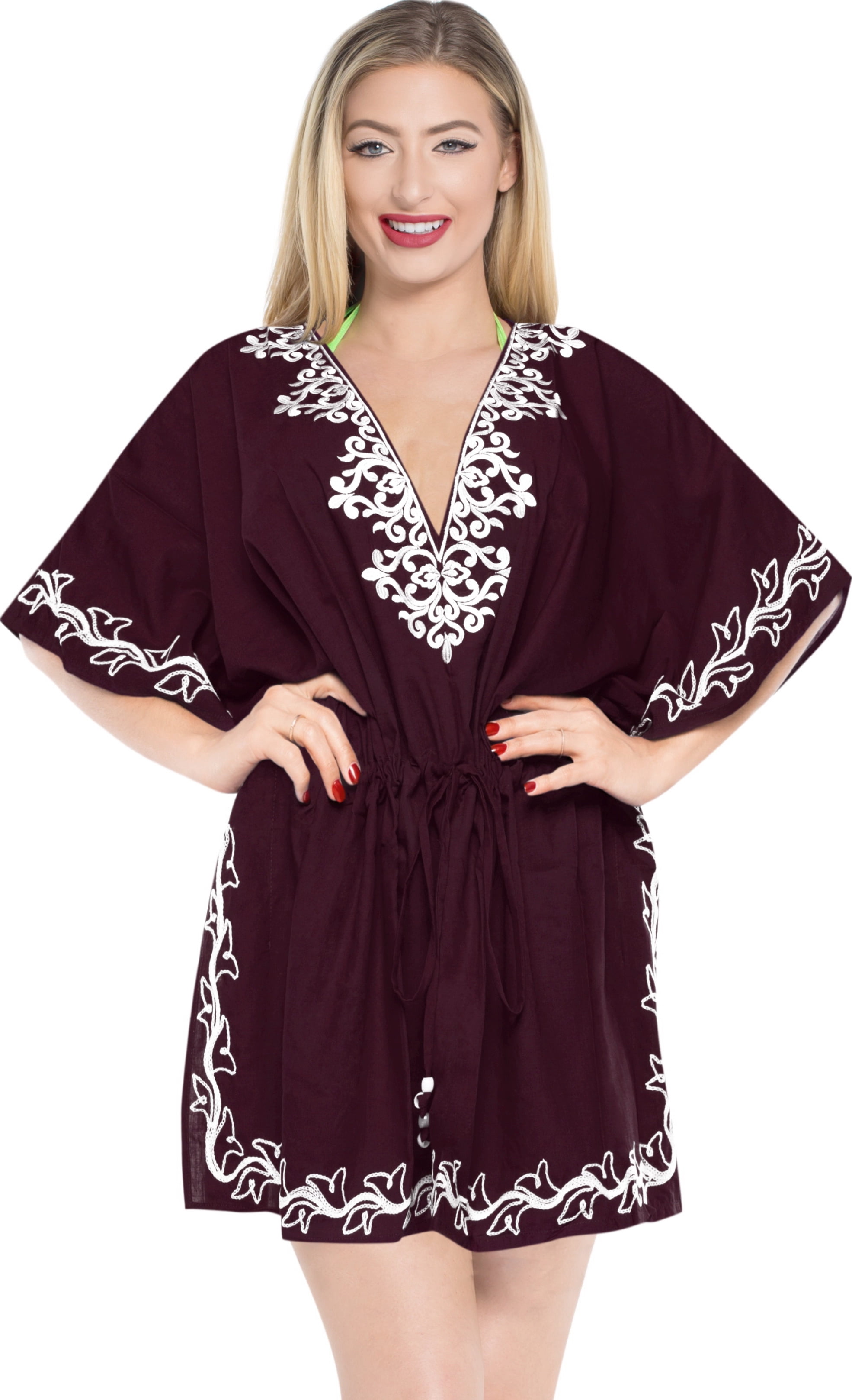 HAPPY BAY Women's Plus Size Swing Bathing Suit Swimwear Cover Ups 3X-4X ...