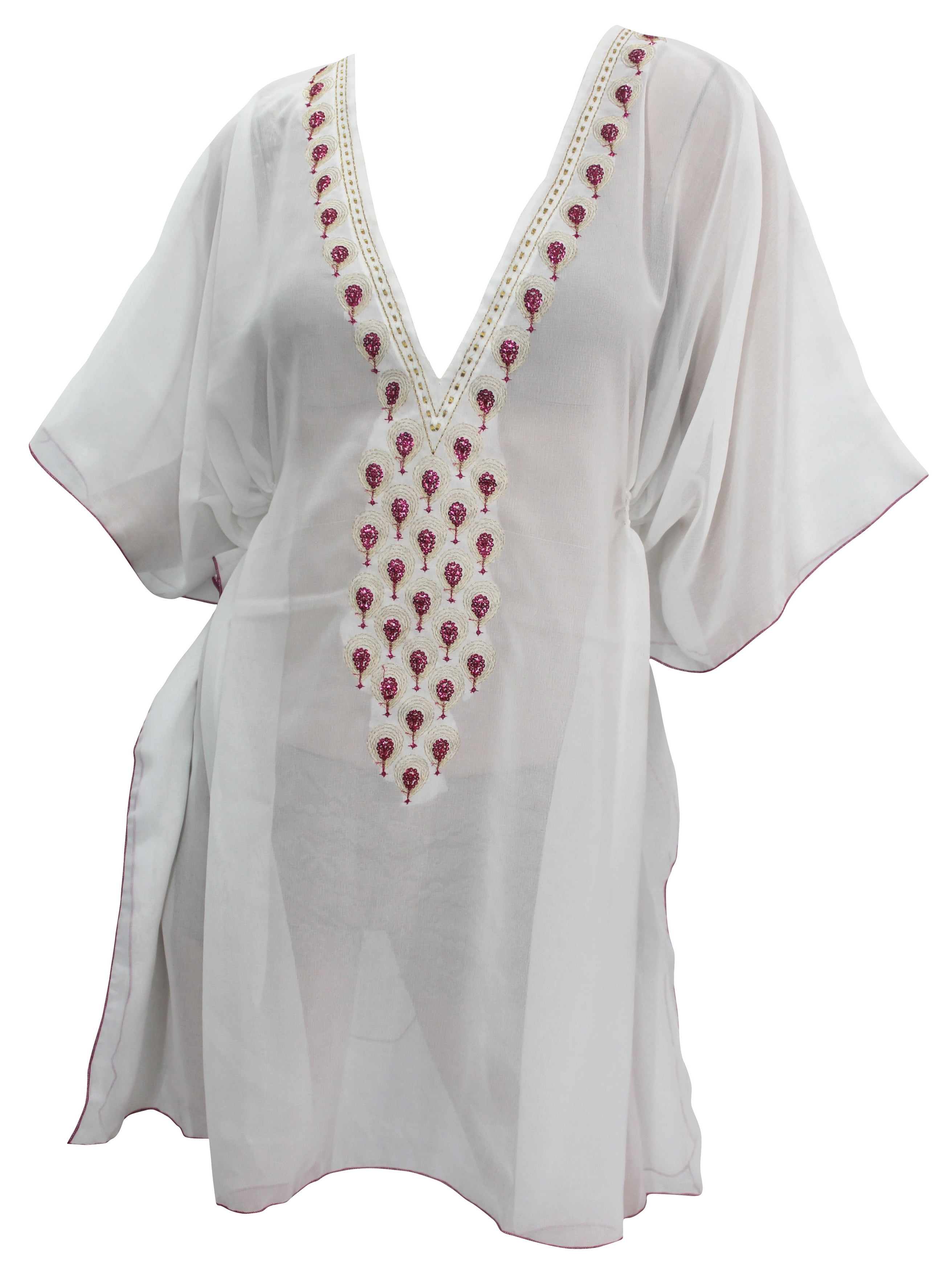 HAPPY BAY Women's Short Beach Holiday Swimsuit Cover ups 2X-3X Snow ...