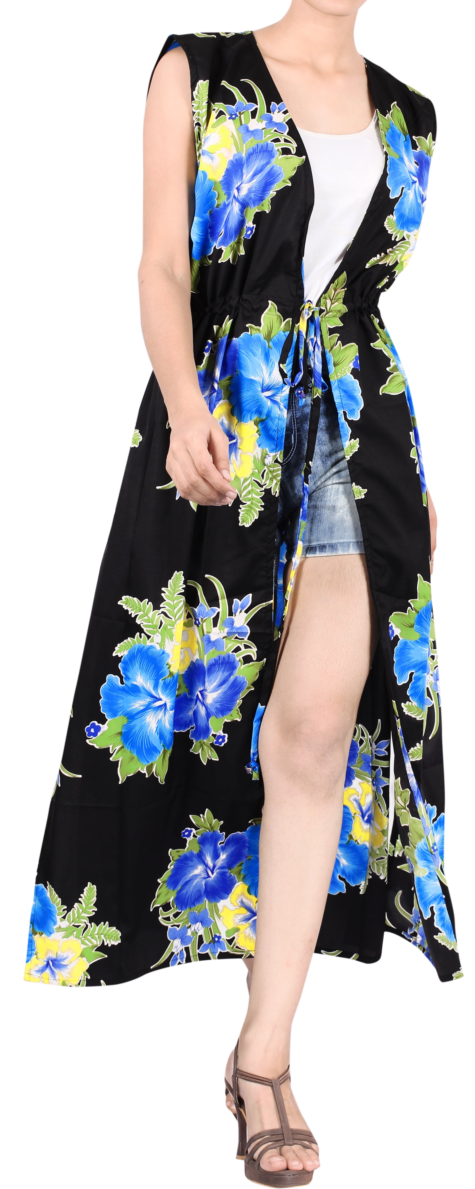 HAPPY BAY Women's Summer Front Open Chunky Beach Beachwear Duster ...
