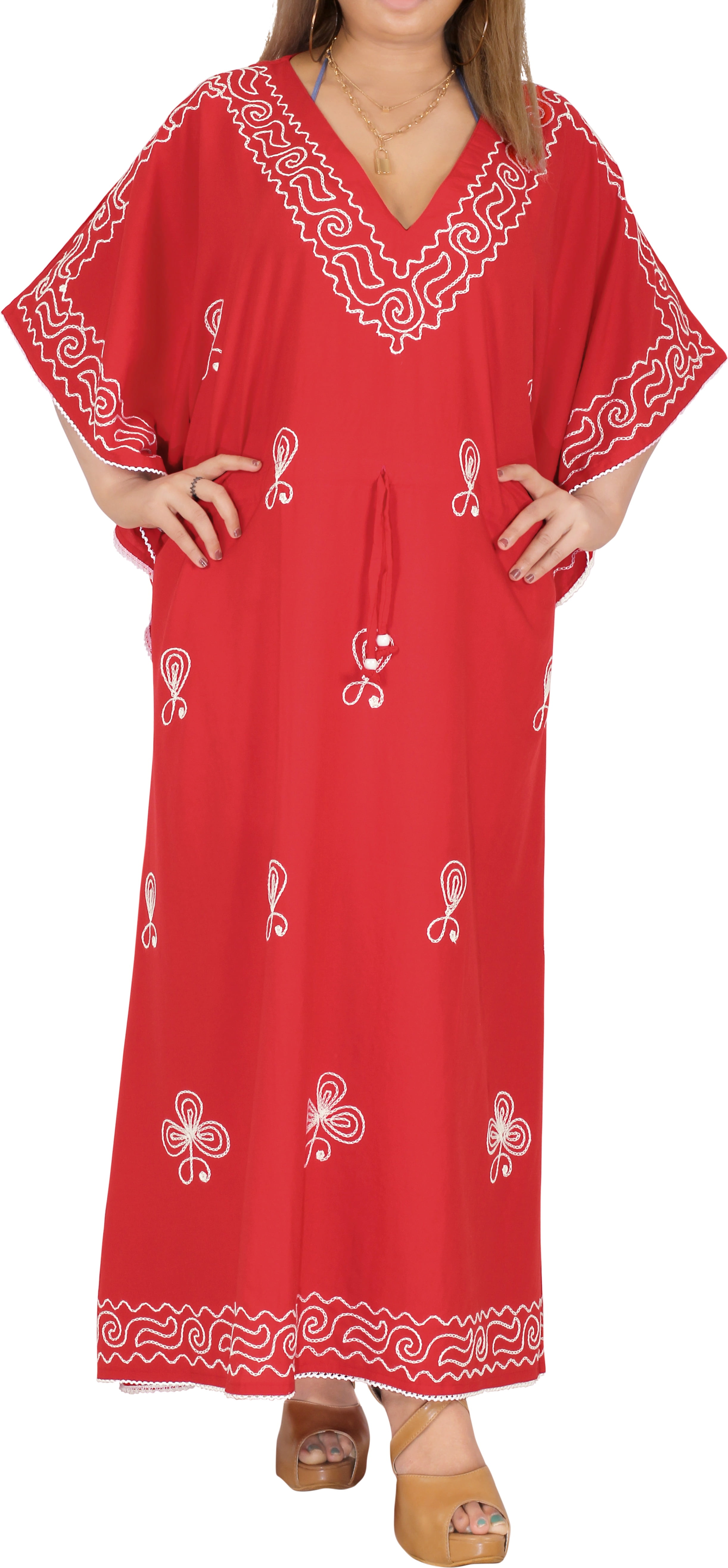 HAPPY BAY Women's Summer Loungewear Caftan Maxi Mumu Slit Dresses for ...