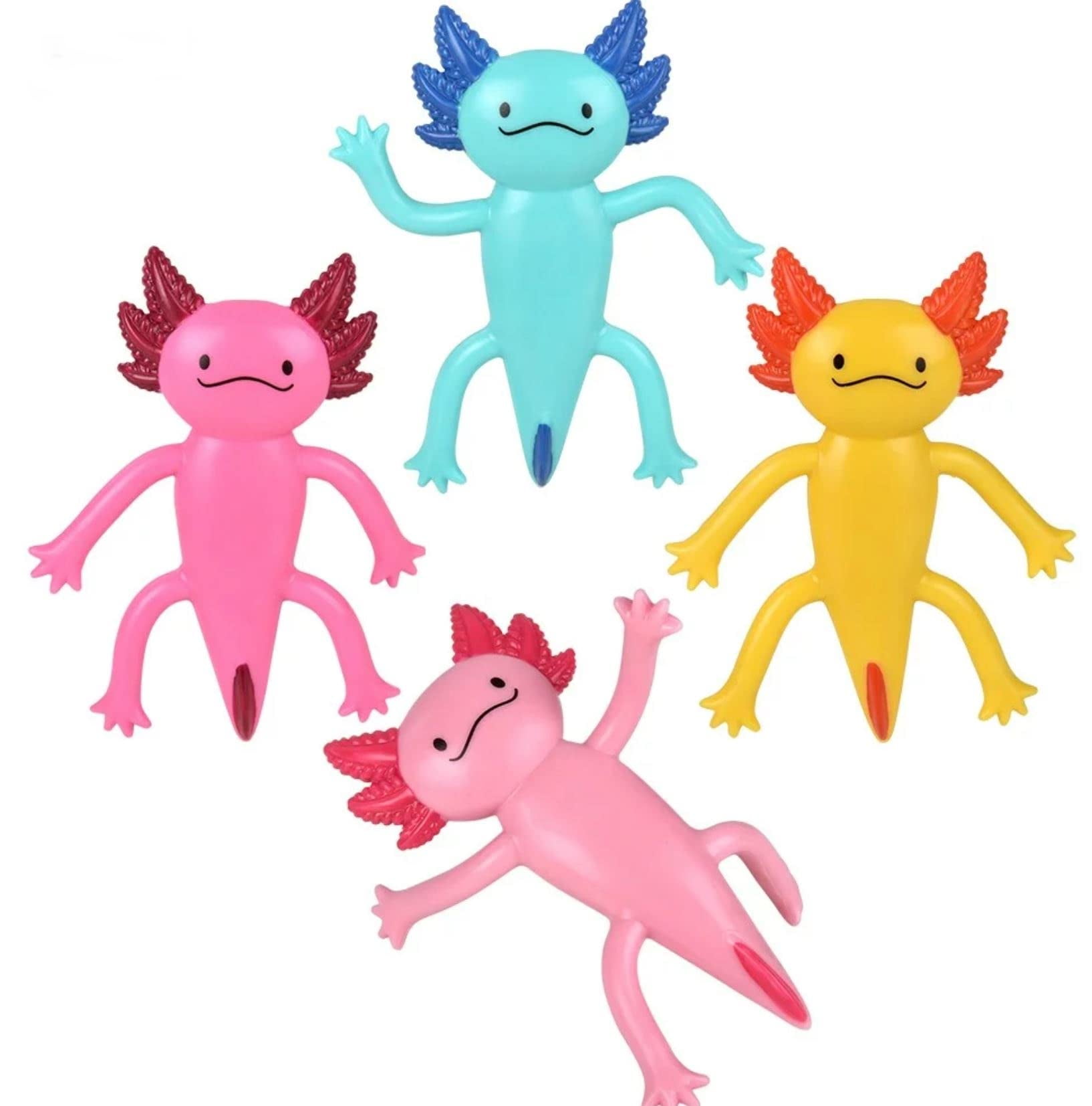HAPPY DEALS ~ Bendable Axolotl Toys 12 Pc | 3.5 Inch Party Favor ...