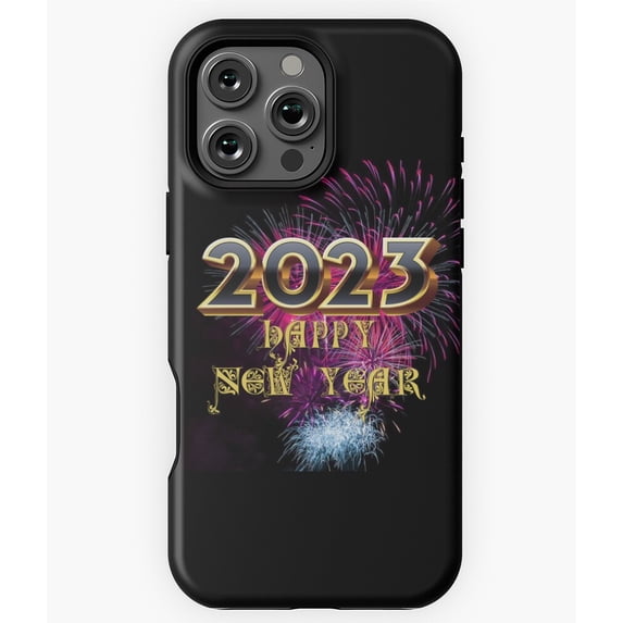 HAPPY NEW YEAR 2023 Holiday Gift Phone Case for iPhone 16 15 14 13 12 ...