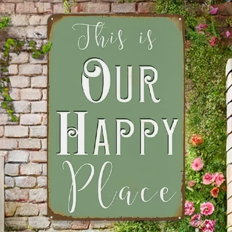 This is OUR HAPPY PLACE Sign, This isOur Happy Place, Our Happy Place ...