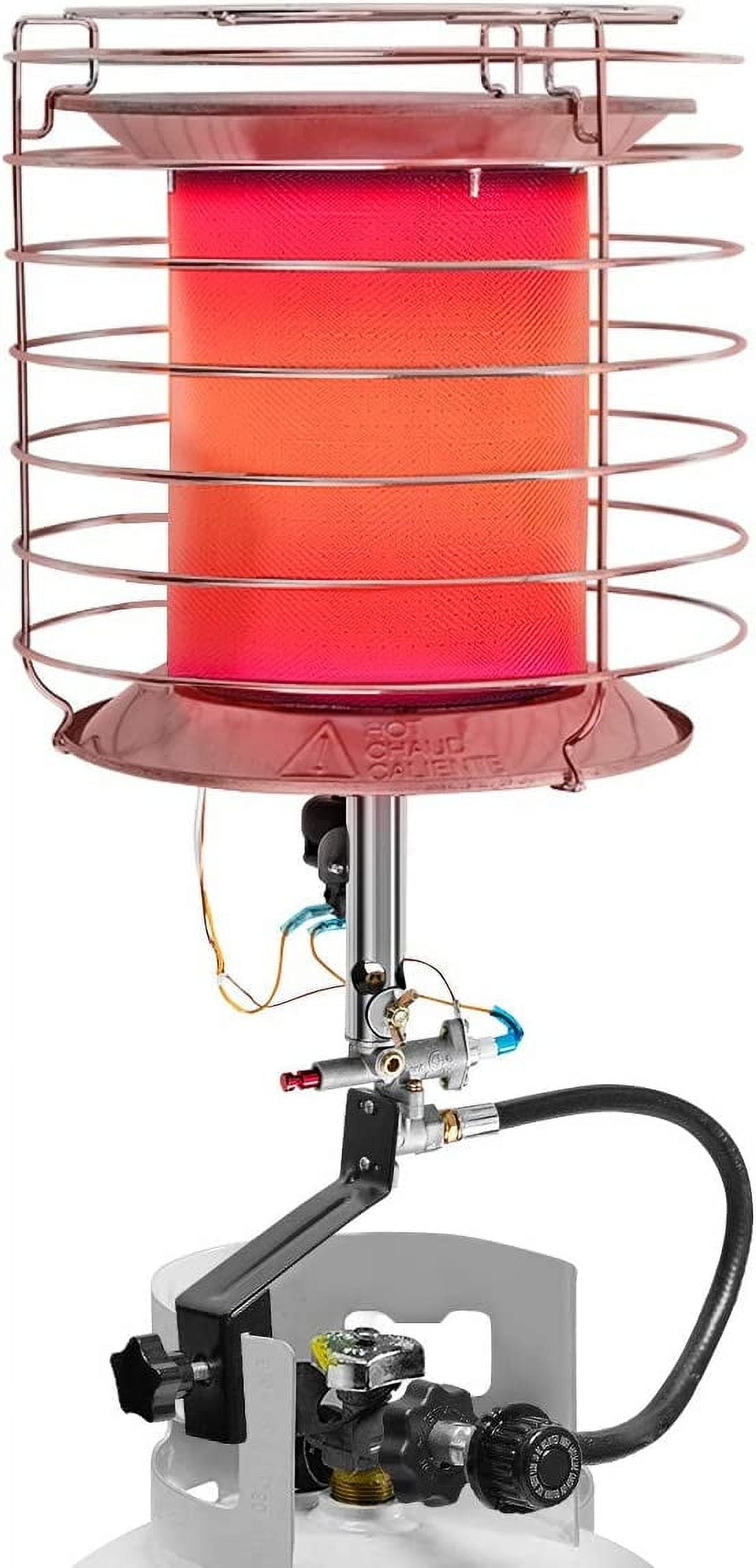HAPPYGRILL 42,000 BTU Propane Tank Top Heater with Adjustable Heat ...