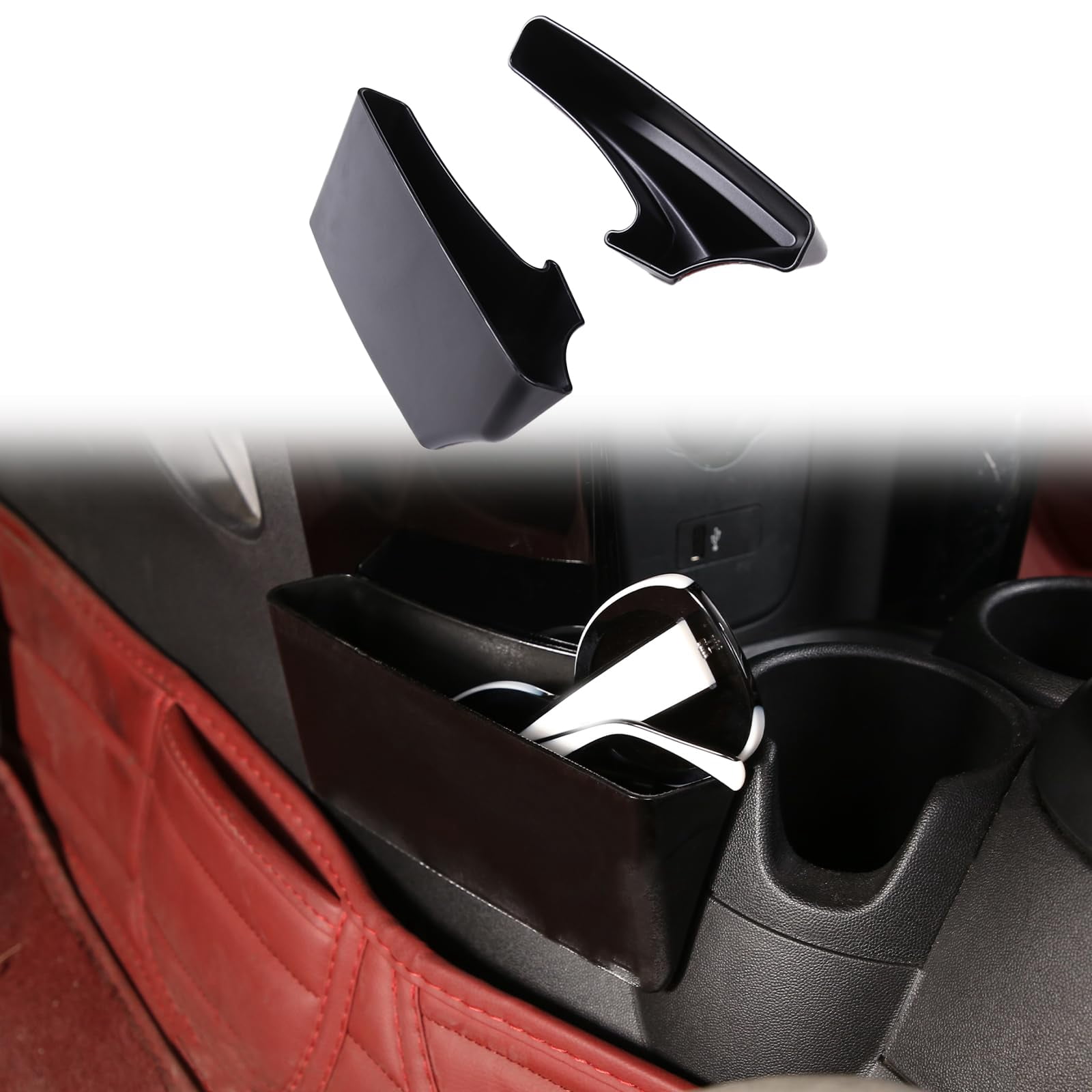 HAPPYHORSE Car Central Control Storage Box Compatible with BMW Mini ...