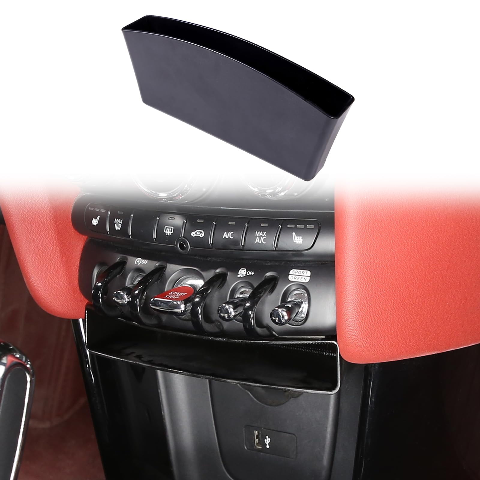 HAPPYHORSE Car Central Storage Box Compatible with BMW MINI Cooper ...