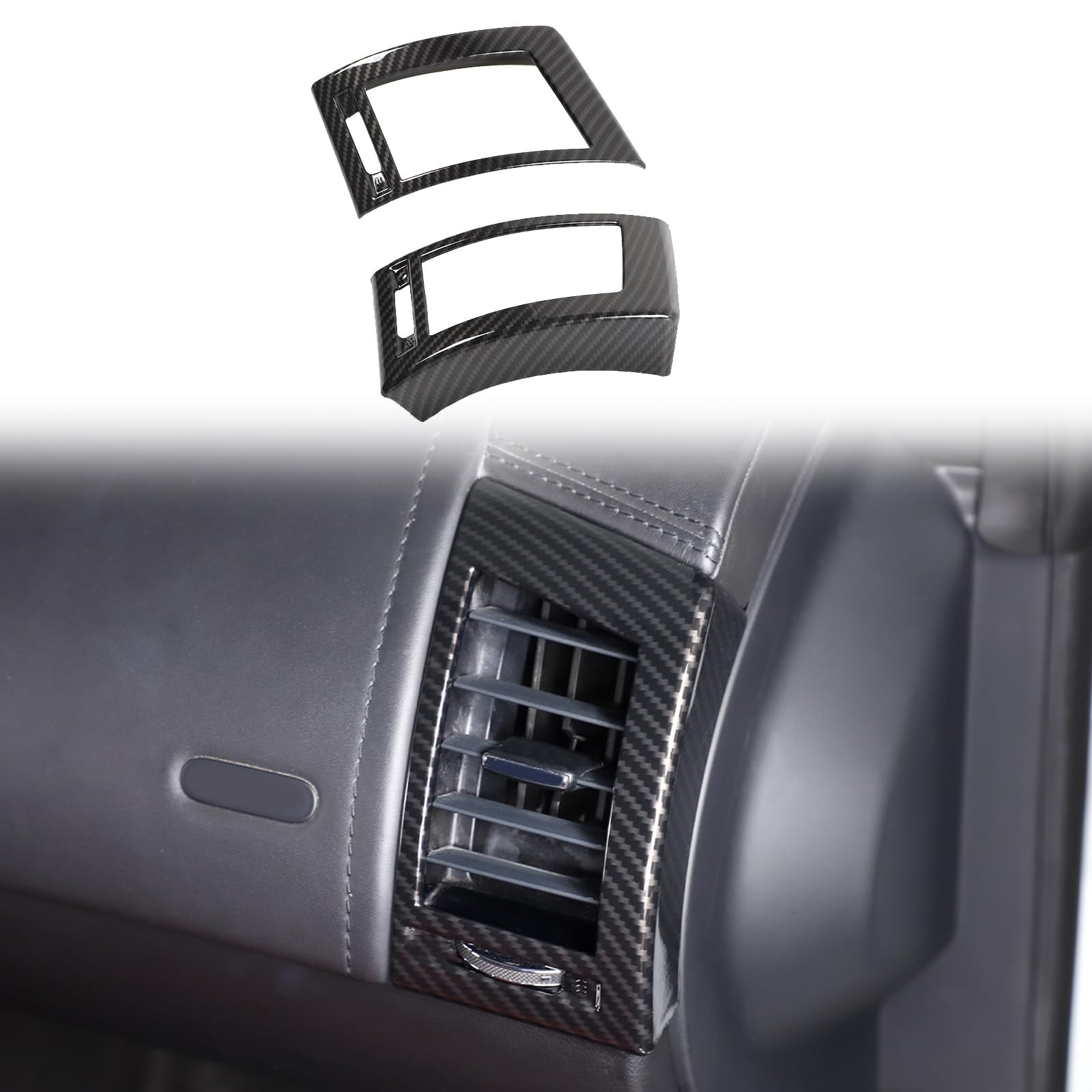 HAPPYHORSE Central Dashboard Vent Frame Compatible with Jaguar F-Type ...