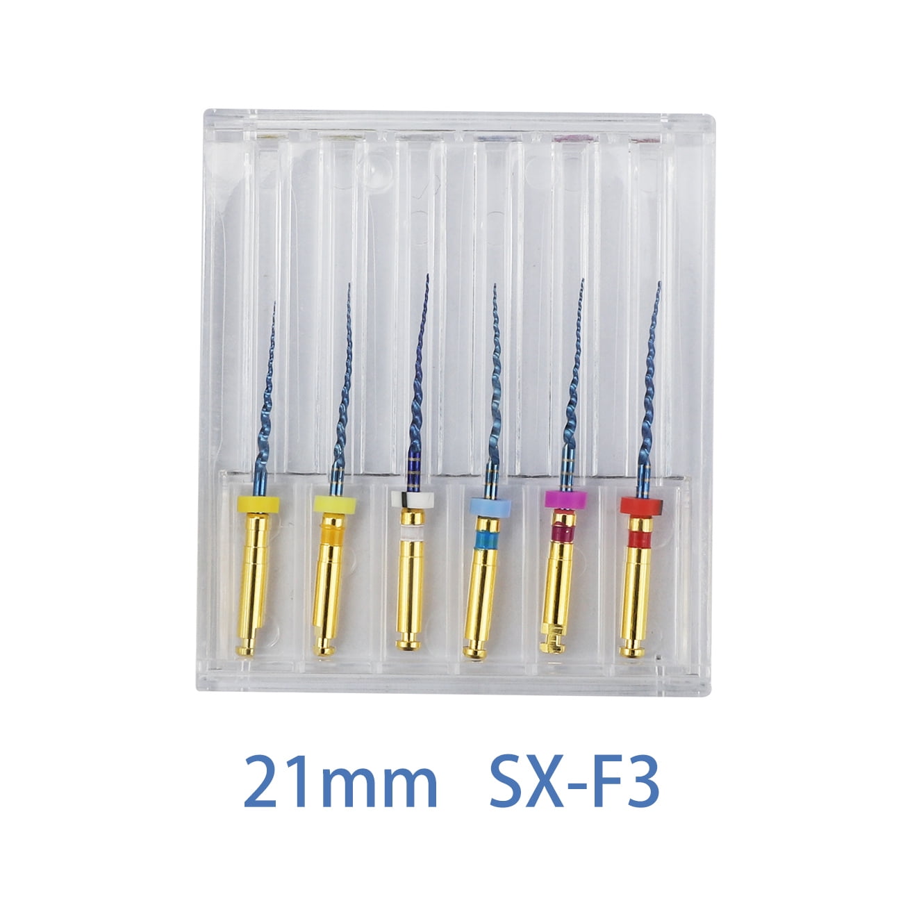 HARBOR 6pcs/Box Dental Heat Activated Canal Root Files SX-F3 21mm 25mm ...