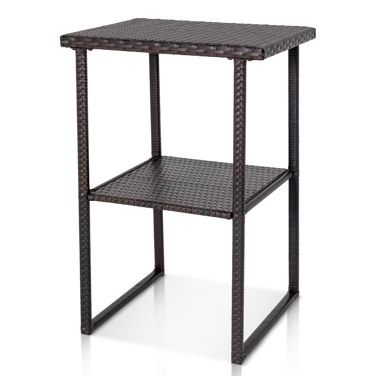 HARBOURSIDE Wicker Bar Table, 36 Inch Counter Height Patio High Top ...