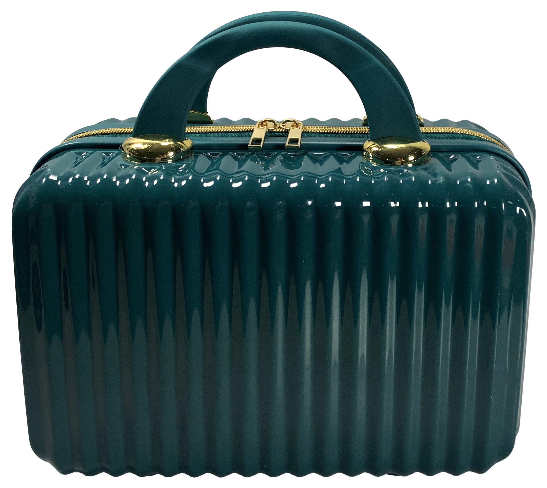 Hard Shell Cosmetic Travel Case, Teal - Walmart.com