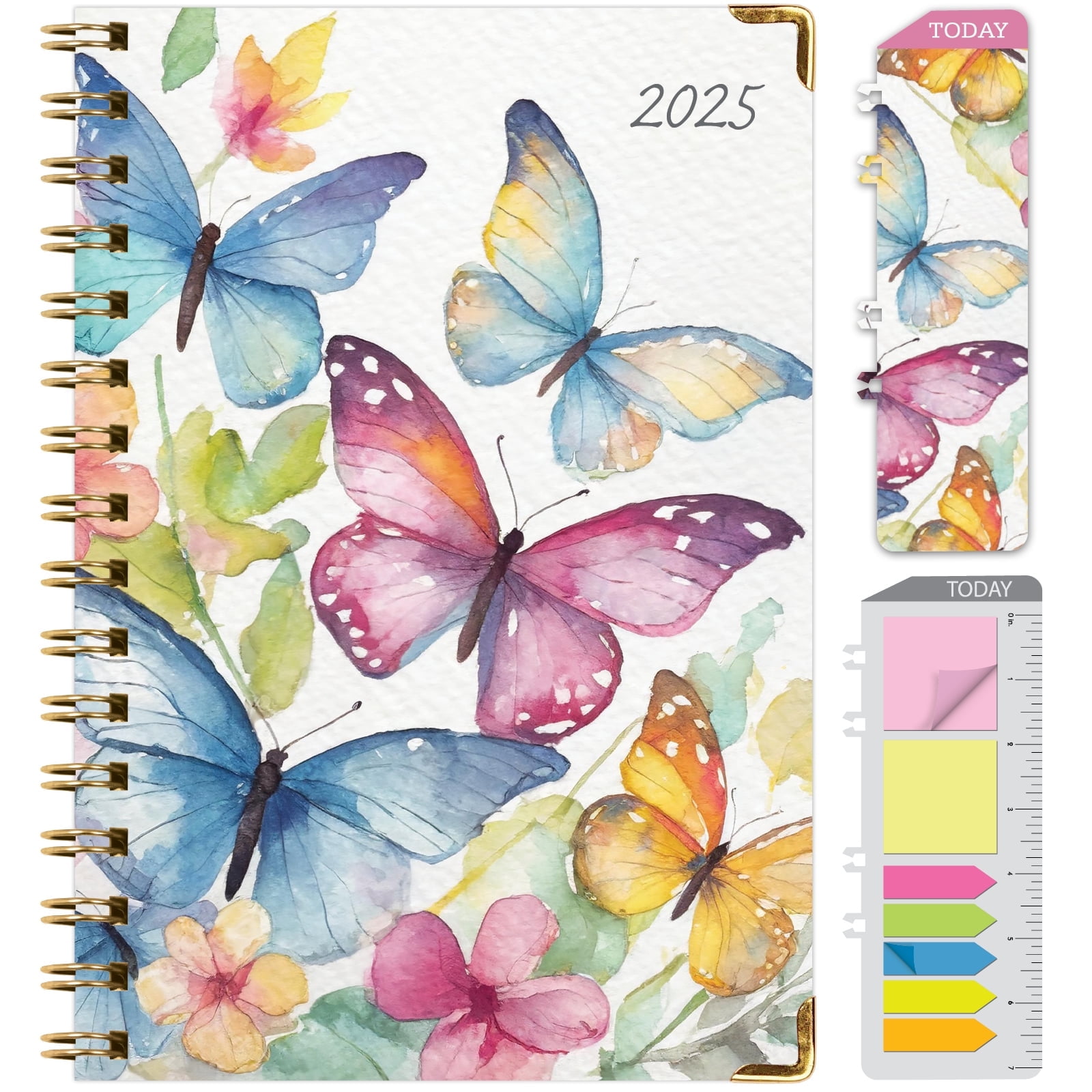 HARDCOVER 2025 Planner, 5.5"x8": 14 Months (November 2024 - December 2025), Daily Weekly Monthly ...