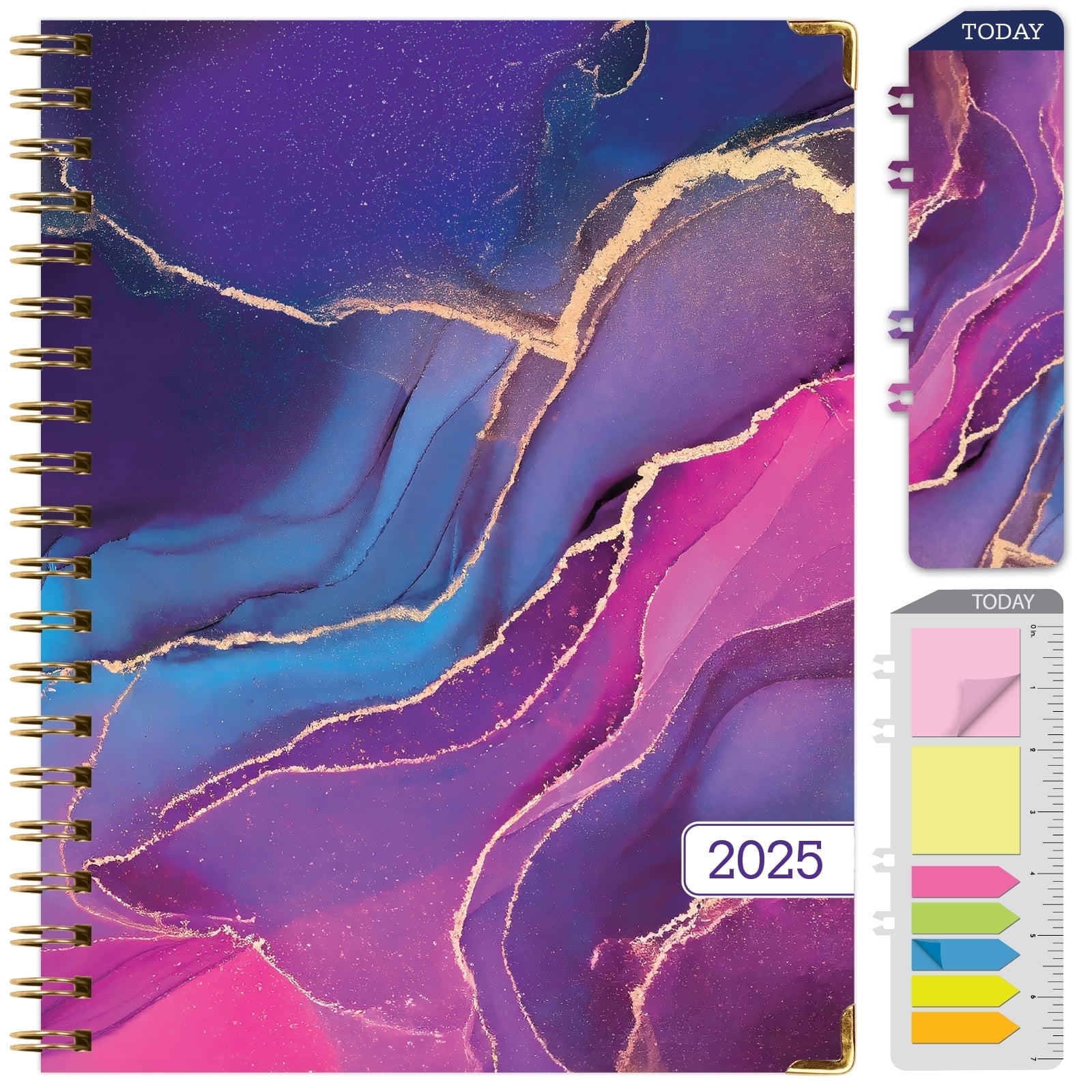HARDCOVER 2025 Planner, 8.5"x11": 14 Months (November 2024 - December 2025), Daily Weekly ...