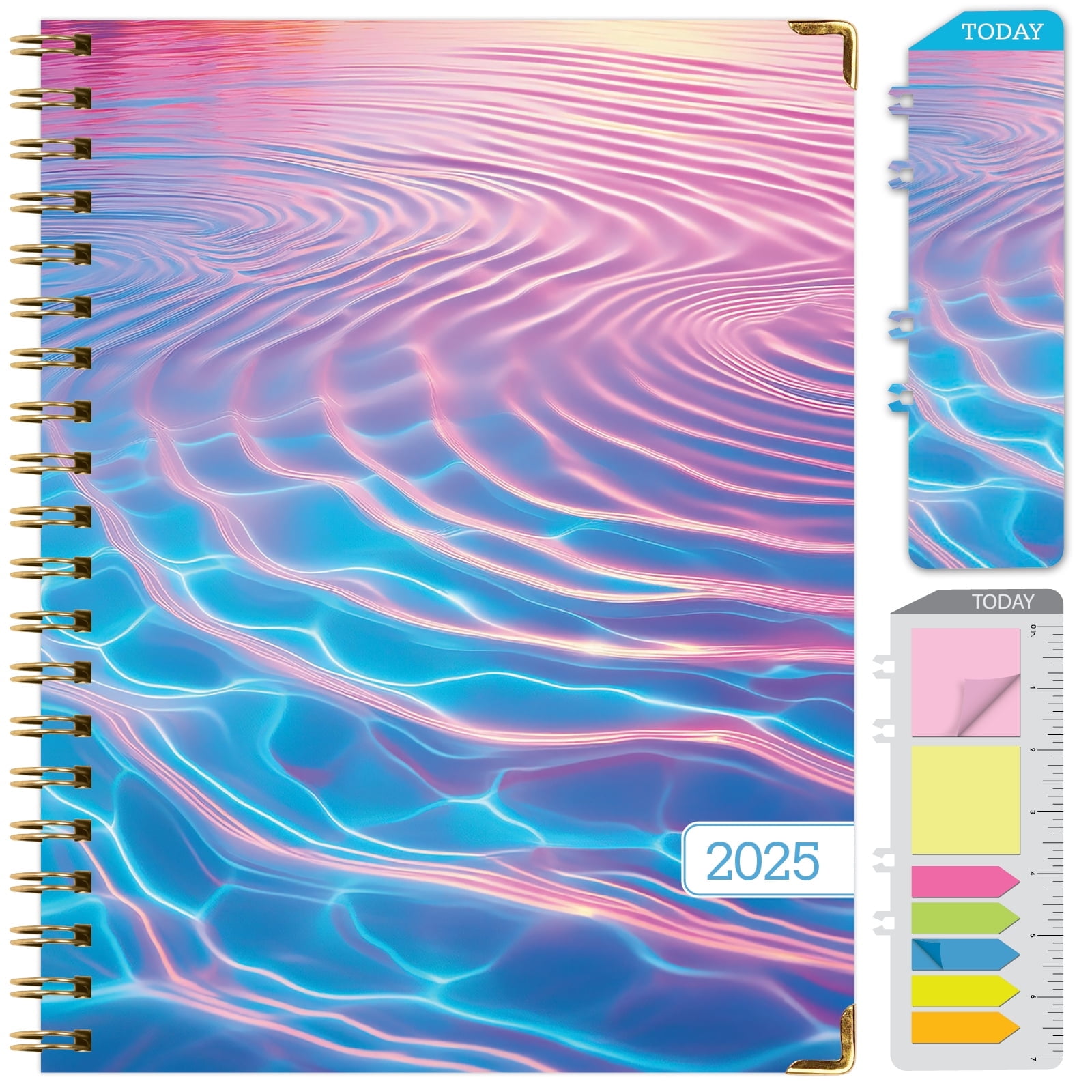 HARDCOVER 2025 Planner, 8.5"x11": 14 Months (November 2024 - December 2025), Daily Weekly ...