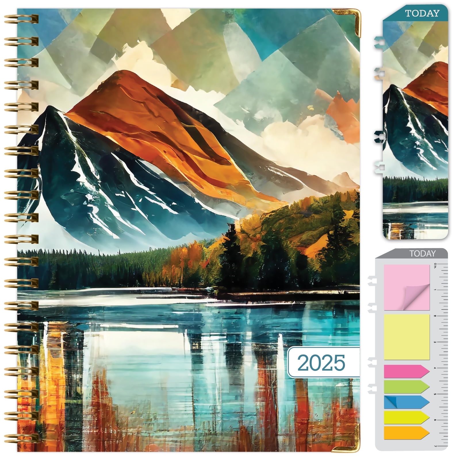 HARDCOVER 2025 Planner, 8.5"x11": 14 Months (November 2024 - December 2025), Daily Weekly ...