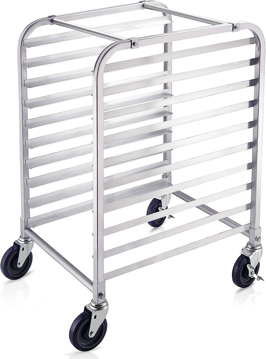 HARDURA Sheet Pan Rack,10 Tier Bun Pan Rack Commercial Bakery Rack with ...