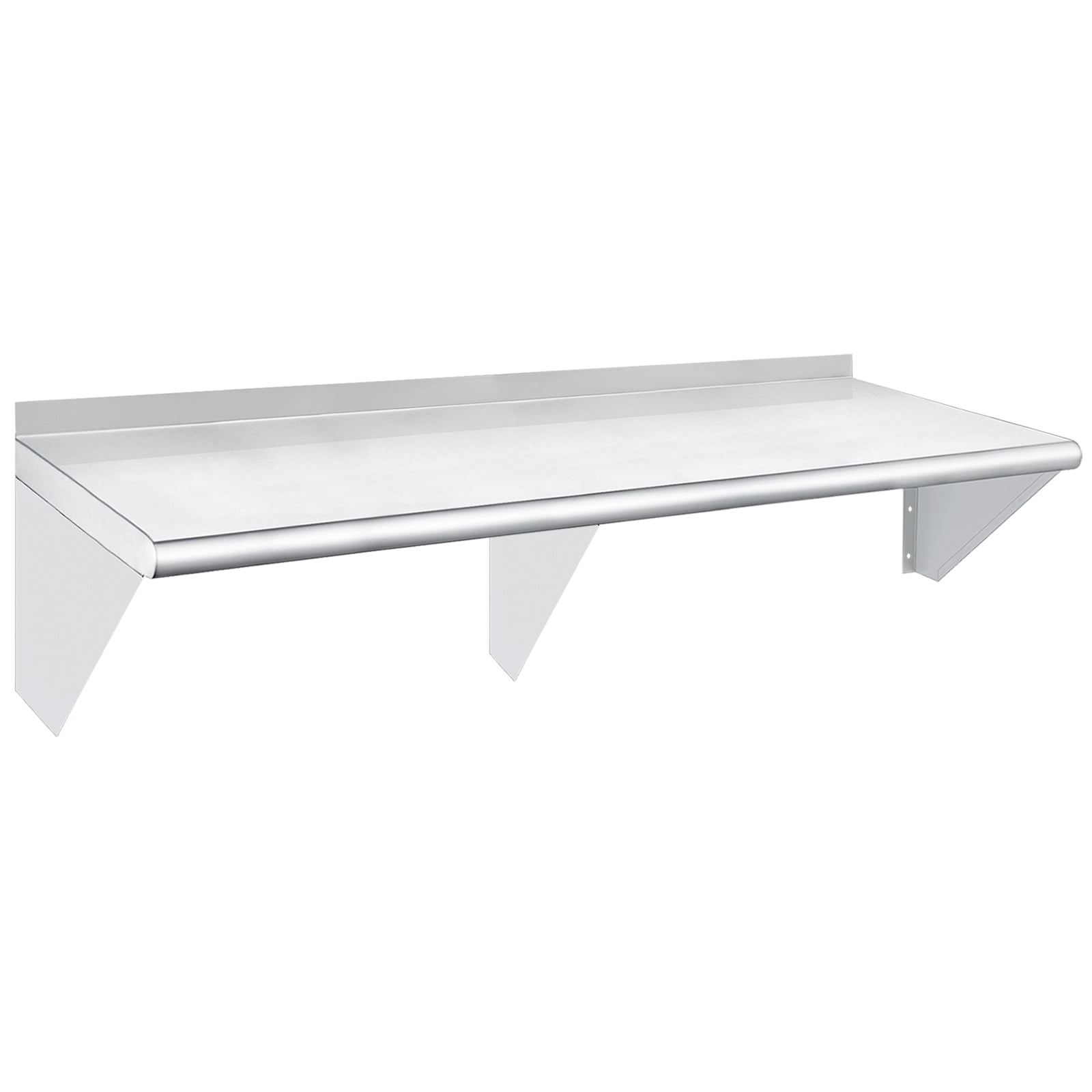 HARDURA Stainless Steel Shelf 18" x 72", 480lb Commercial Shelves Wall ...