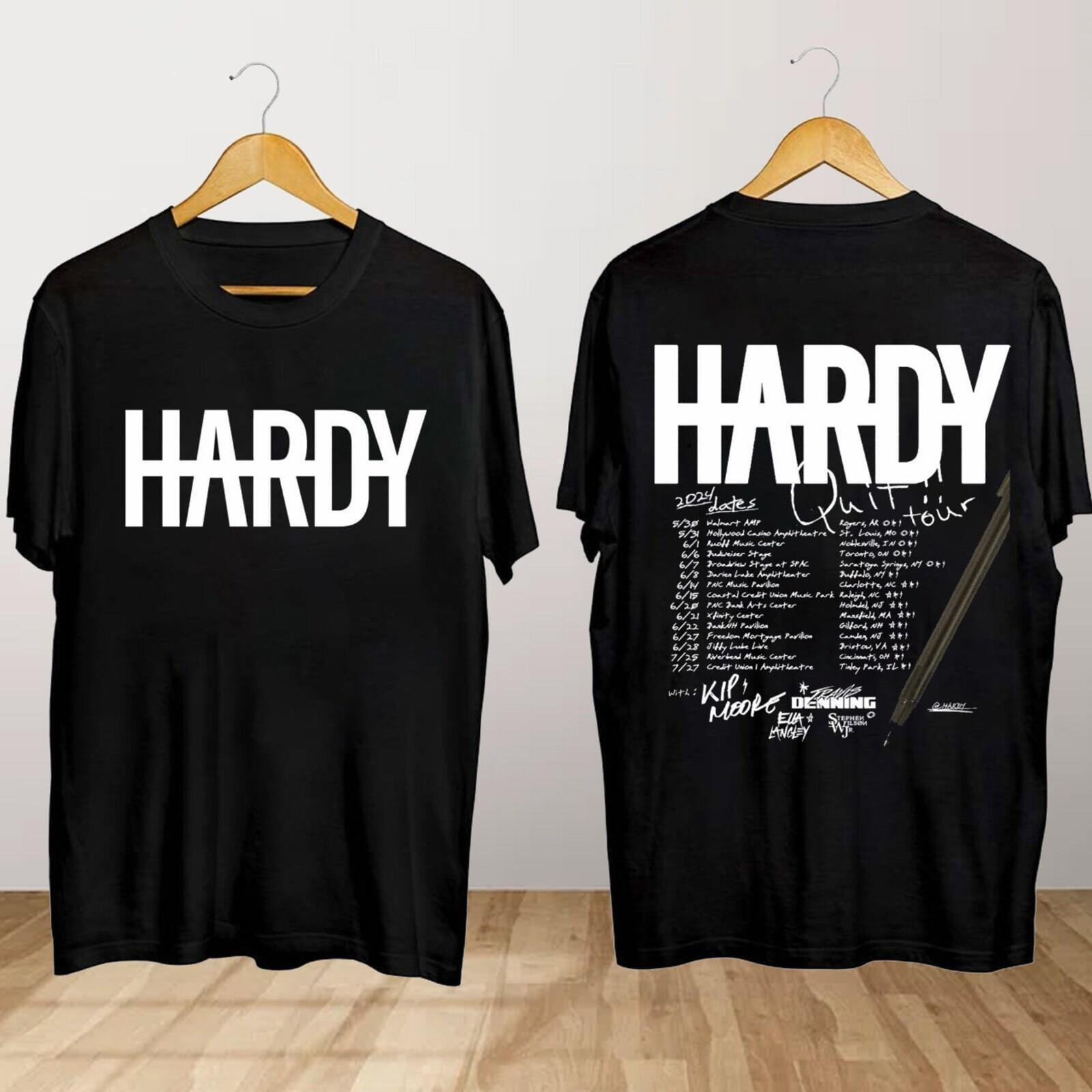 HARDY 2024 Quit Tour T-Shirt HARDY ConcerT-Shirt Fan Gift US Size S ...