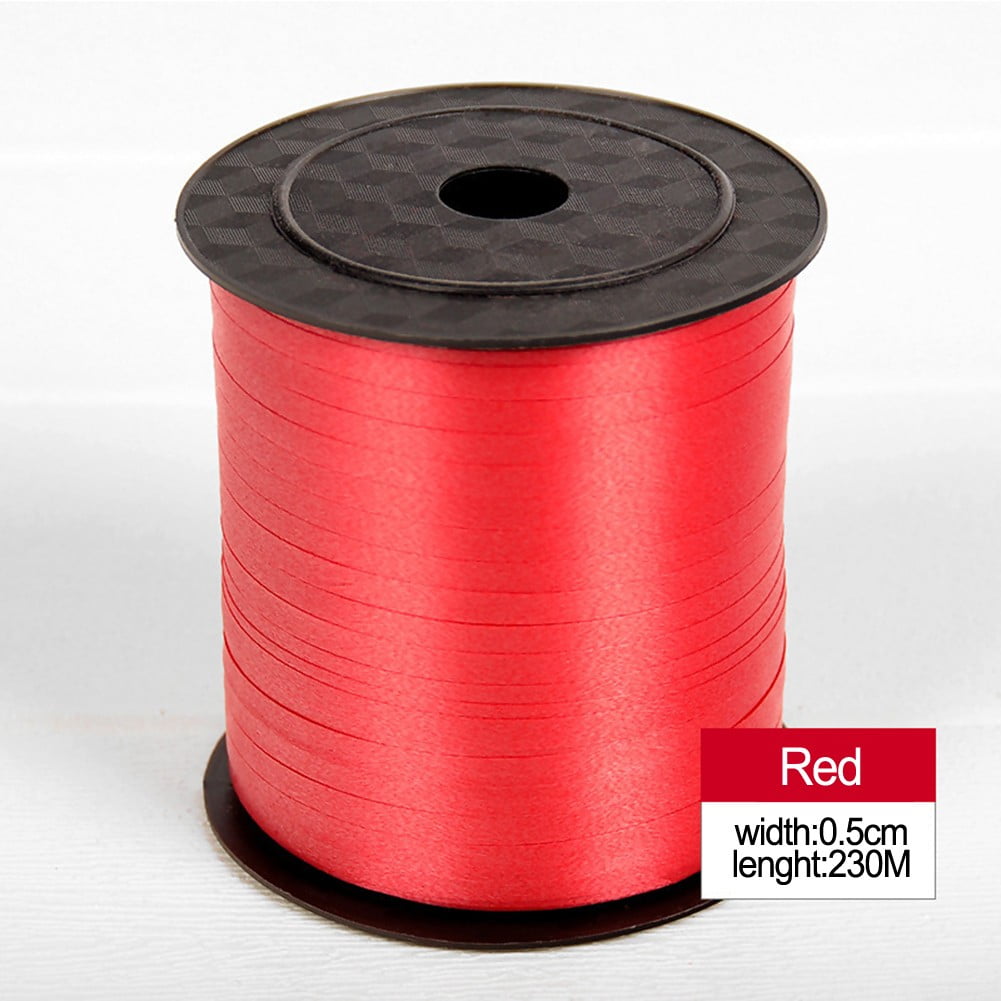HARFELL Coloured Ribbon Roll 5mm Wide Double 250Yards Gift Wedding ...