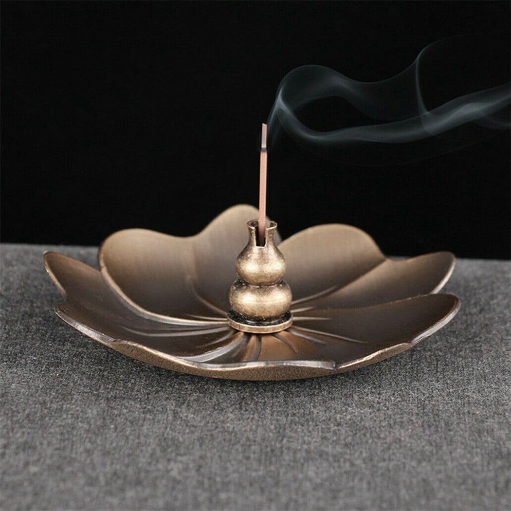 HARFELL Incense Stick Holder Round Plate Buddhism Insense Ash Catcher ...