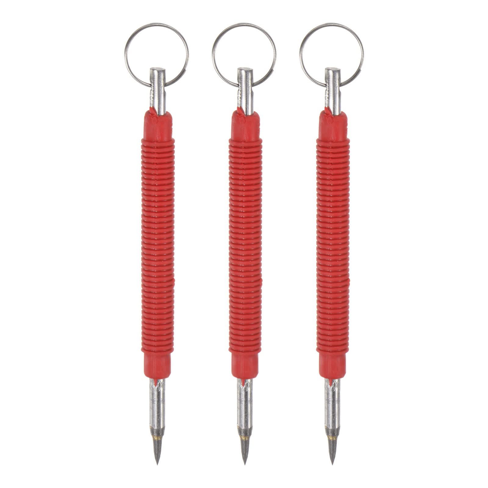 HARFINGTON 3Pcs Tungsten Carbide Tip Scriber with Ring Alloy Etching ...