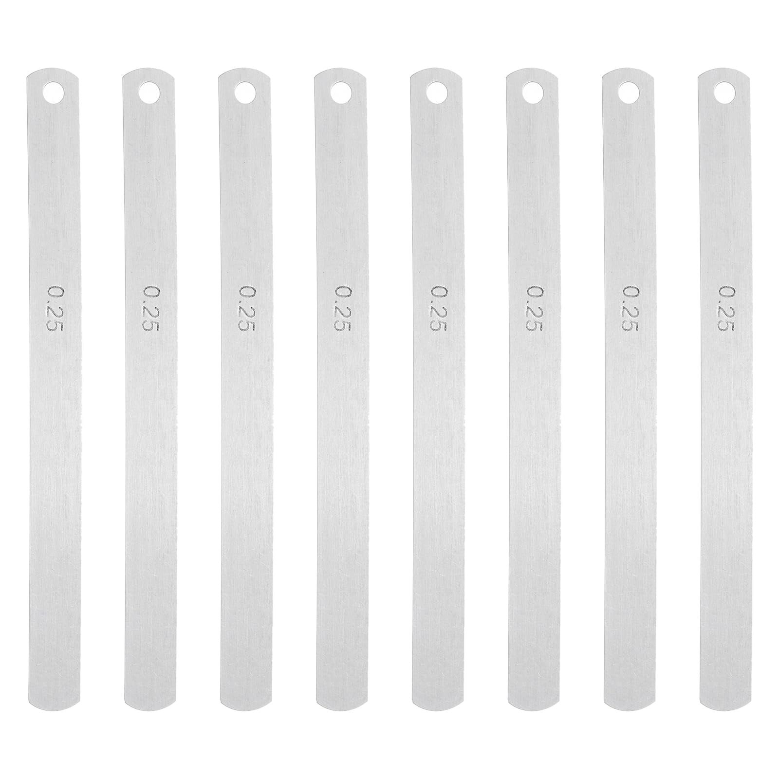 HARFINGTON 8 Blades Metric Steel Feeler Gauge, 0.25mm Thickness Filler ...