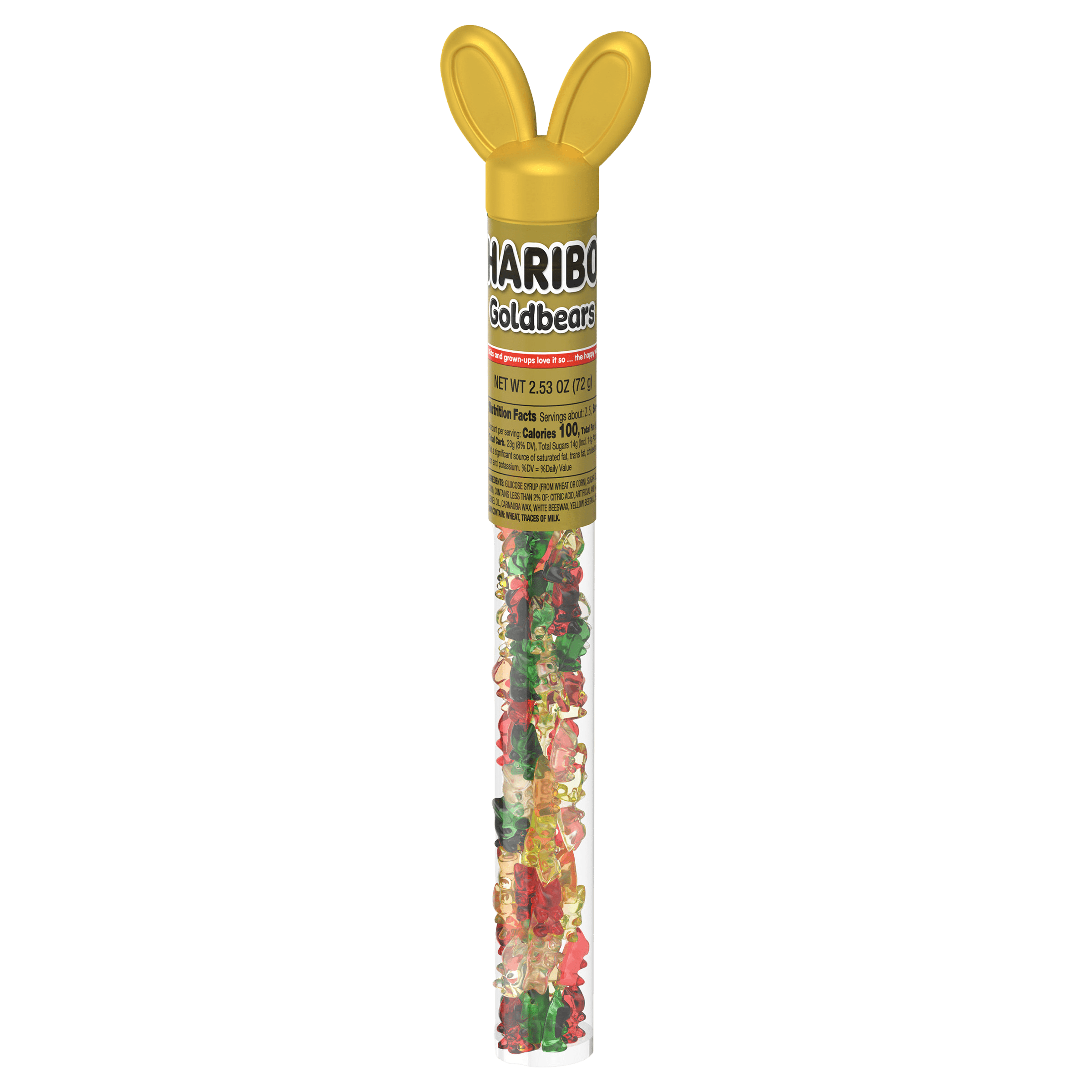 Haribo Mixed Size Goldbears Gummy Candy 2.53oz Filled Tube - Walmart.com