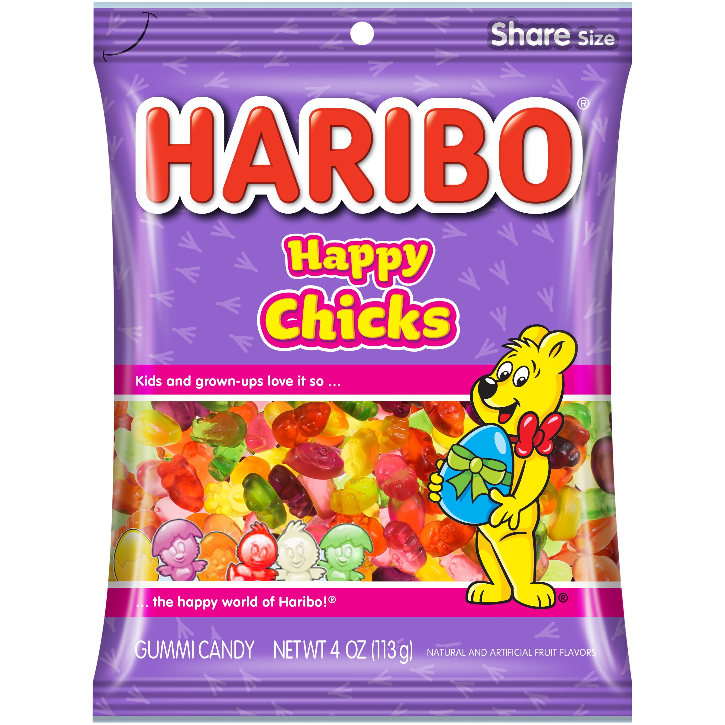 Haribo Happy Chicks Fruity Gummy Candy, 4oz Bag - Walmart.com