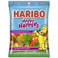 Haribo Happy Hoppers Gummy Candy, 4oz Bag, Fruity Chewy Bunnies and ...