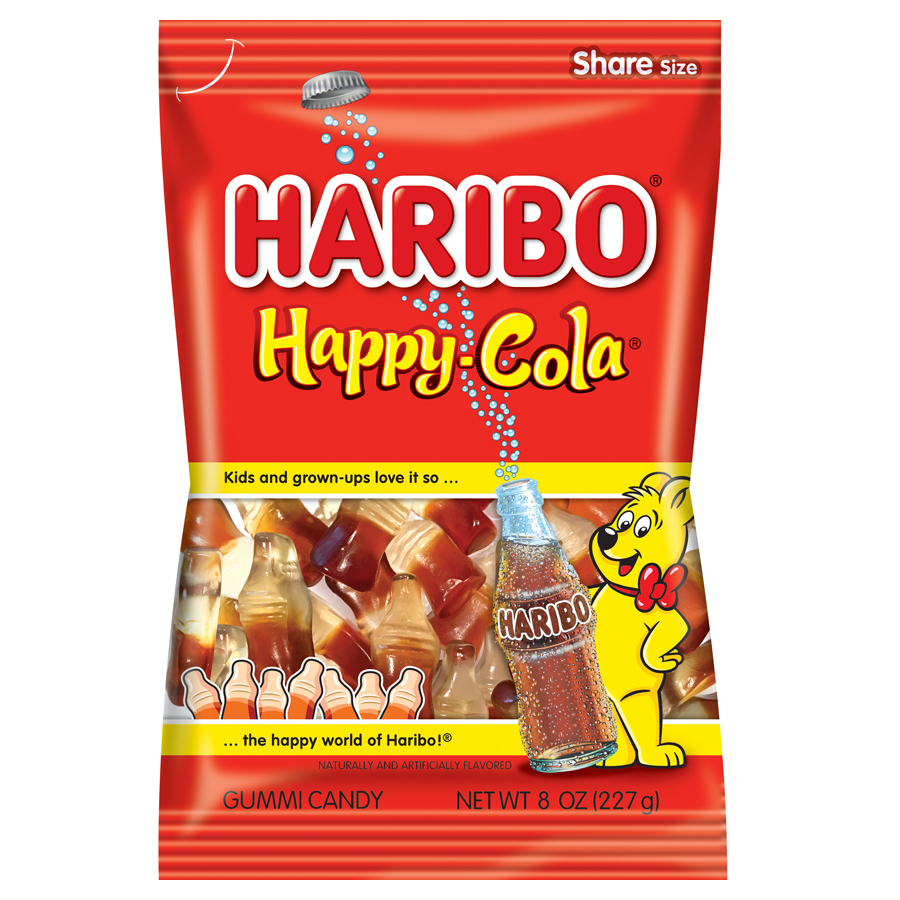 Haribo Fizzy Cola Gummy Candy, 5 Oz., 12 Count - Walmart.com