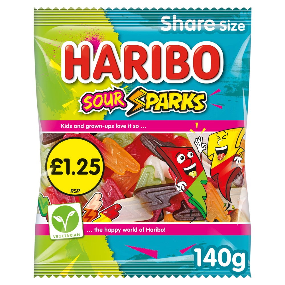 HARIBO Sour Sparks 140g (pack of 12) - Walmart.com