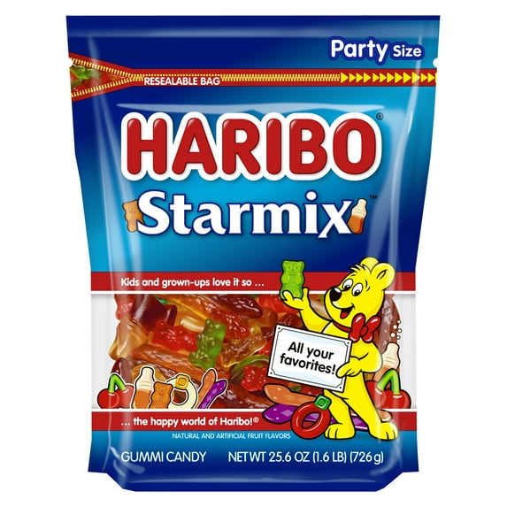HARIBO Starmix Gummies Assorted Shapes and Fruit Flavors Gummy Candy ...