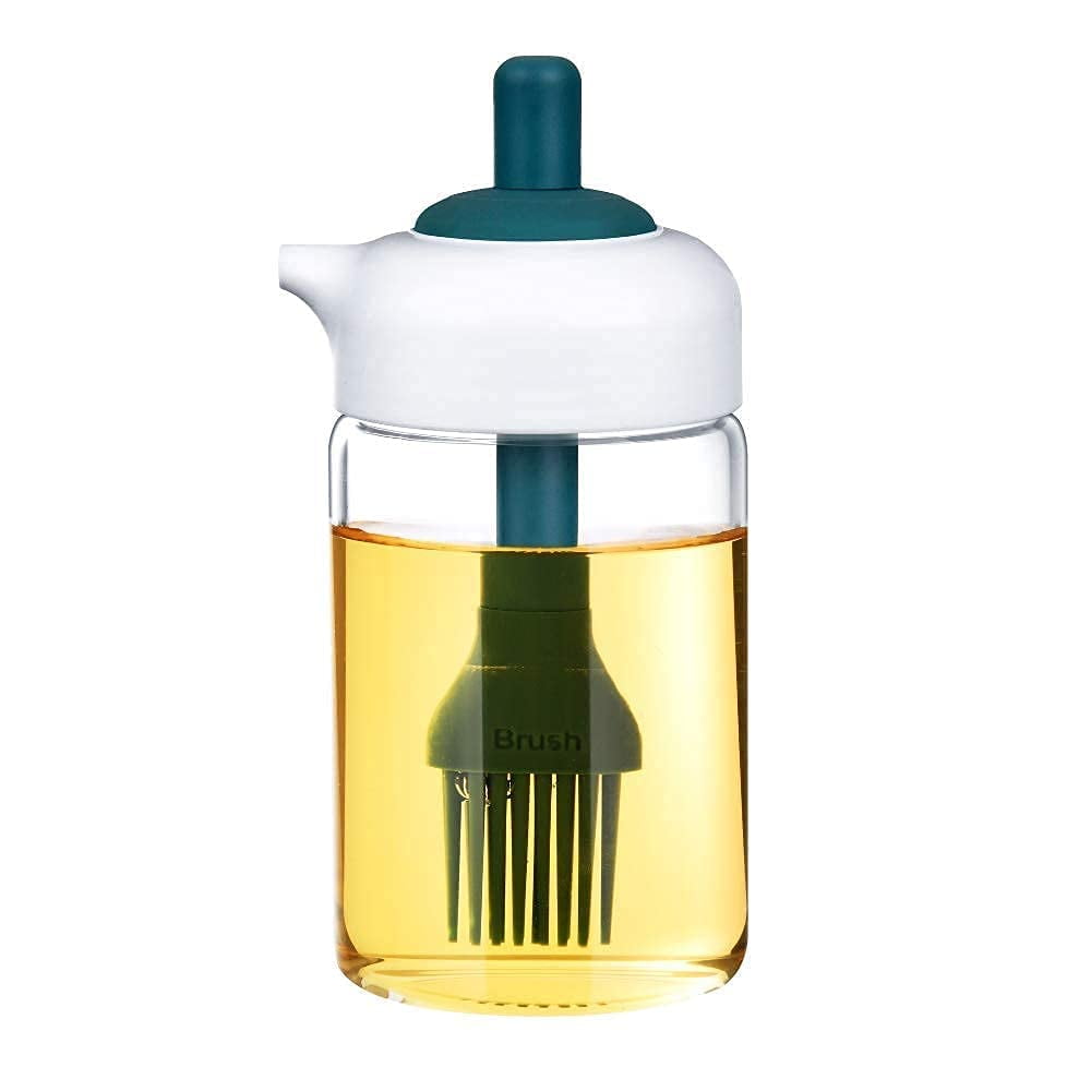 HARICEN 2 In 1 Oil Dispenser Bottle With Silicone Oil Brush ...