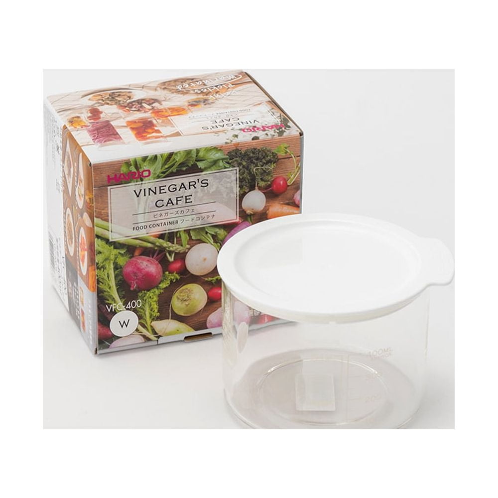 HARIO vinegar Storage container Vinegar's food container 400ml white ...