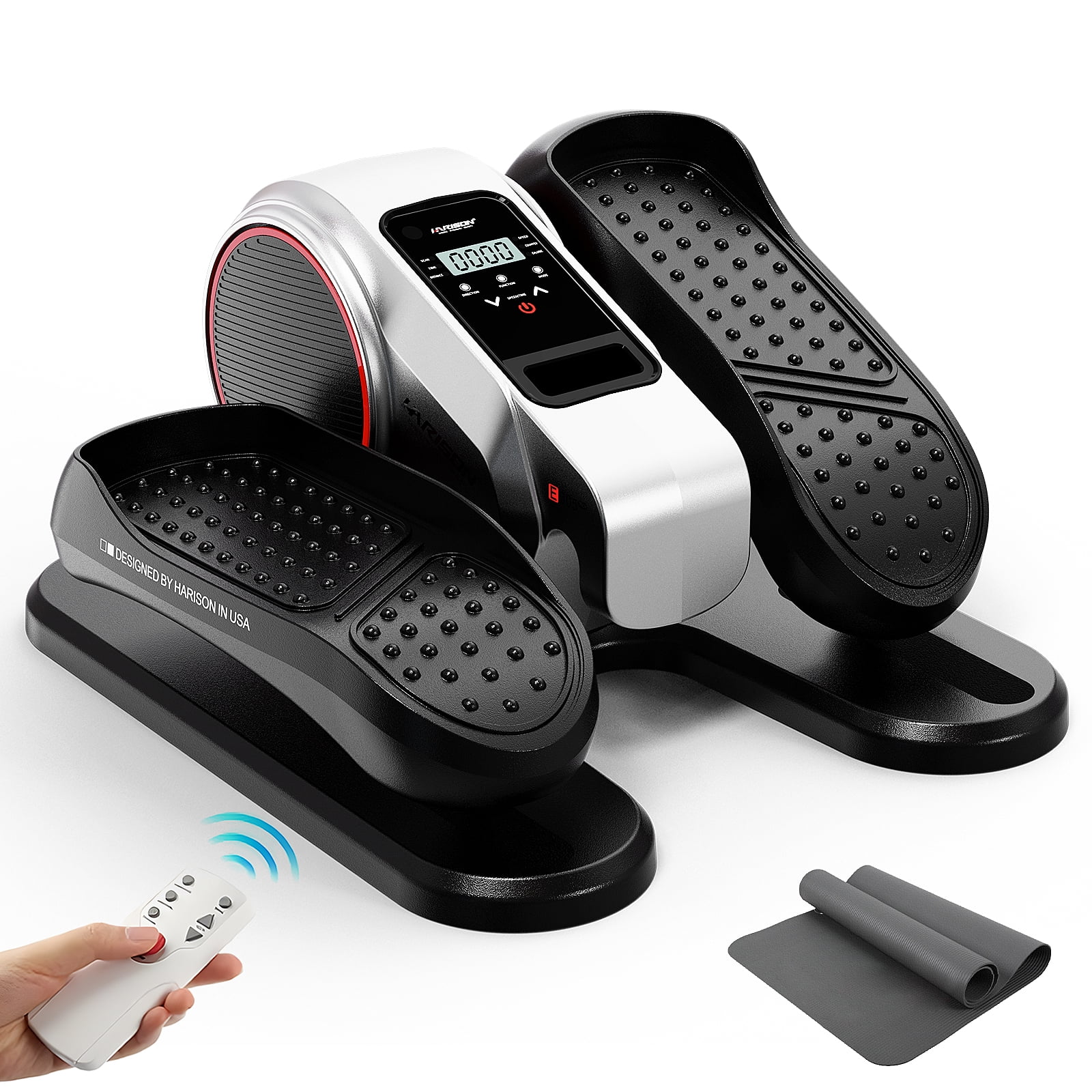 HARISON Under Desk Elliptical Machine for Seniors, Mini Elliptical ...