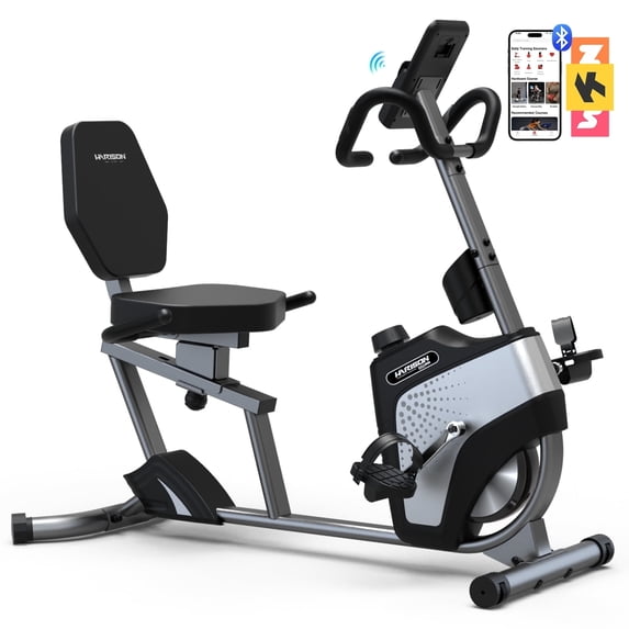 HARISON Magnetic Recumbent Exercise Bike Recumbent Exercise bike for ...
