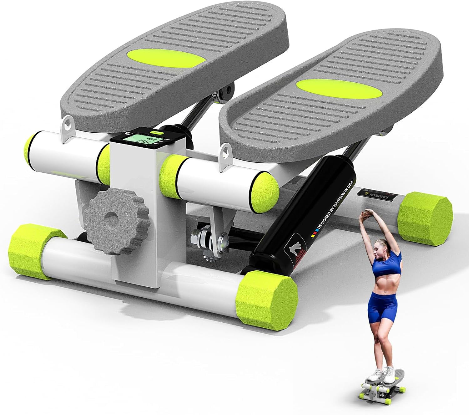 HARISON Mini Steppers for Exercise, Stair Stepper with LCD Monitor ...