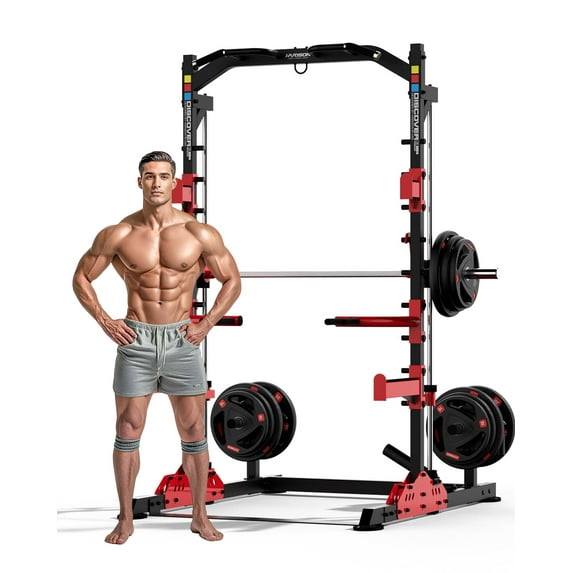 HARISON Multi-Function Home Gym, All-in-One Squat Rack for Home with ...