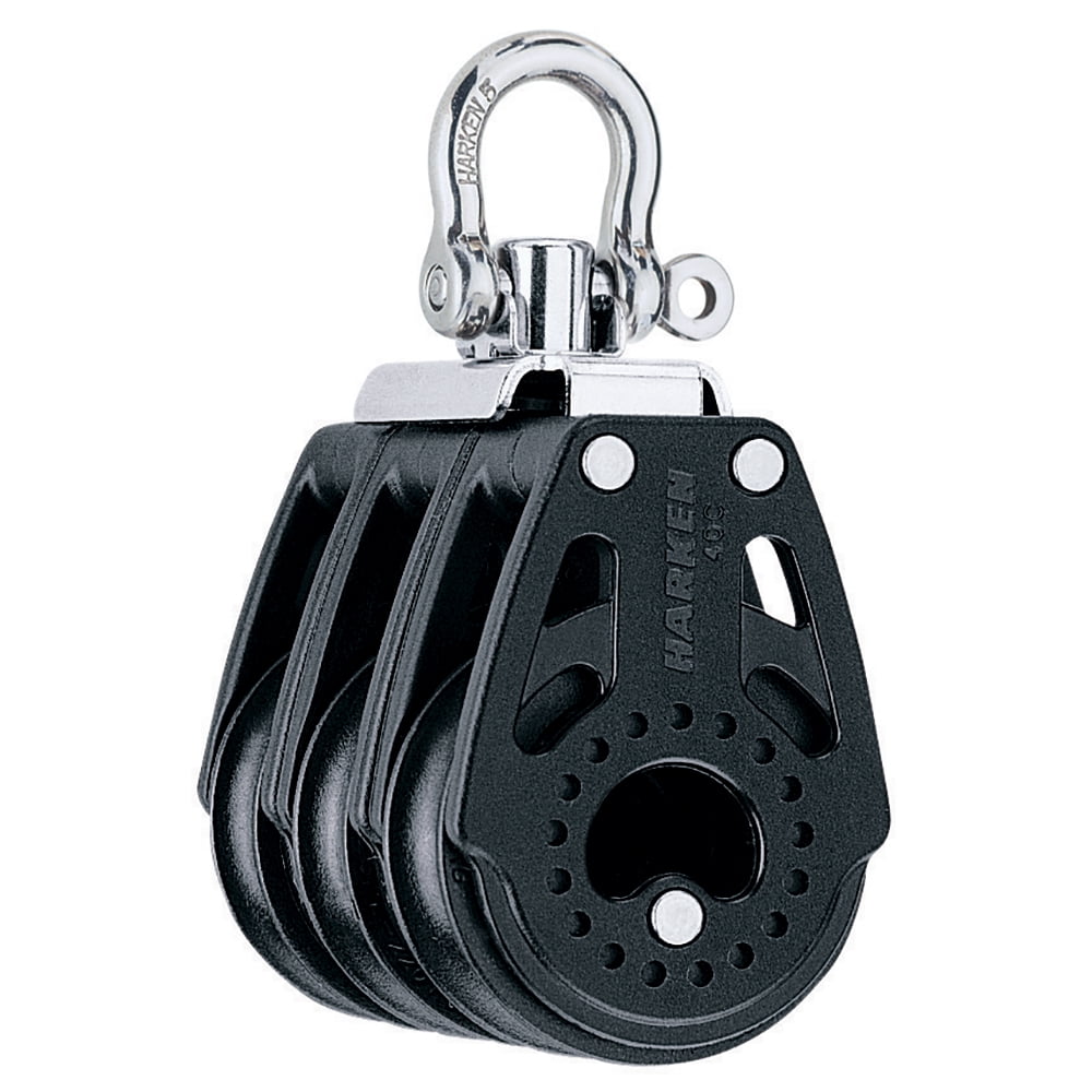 HARKEN Premium Sailing 40mm Carbo Triple Pulley Boat Block, Part 2640 ...