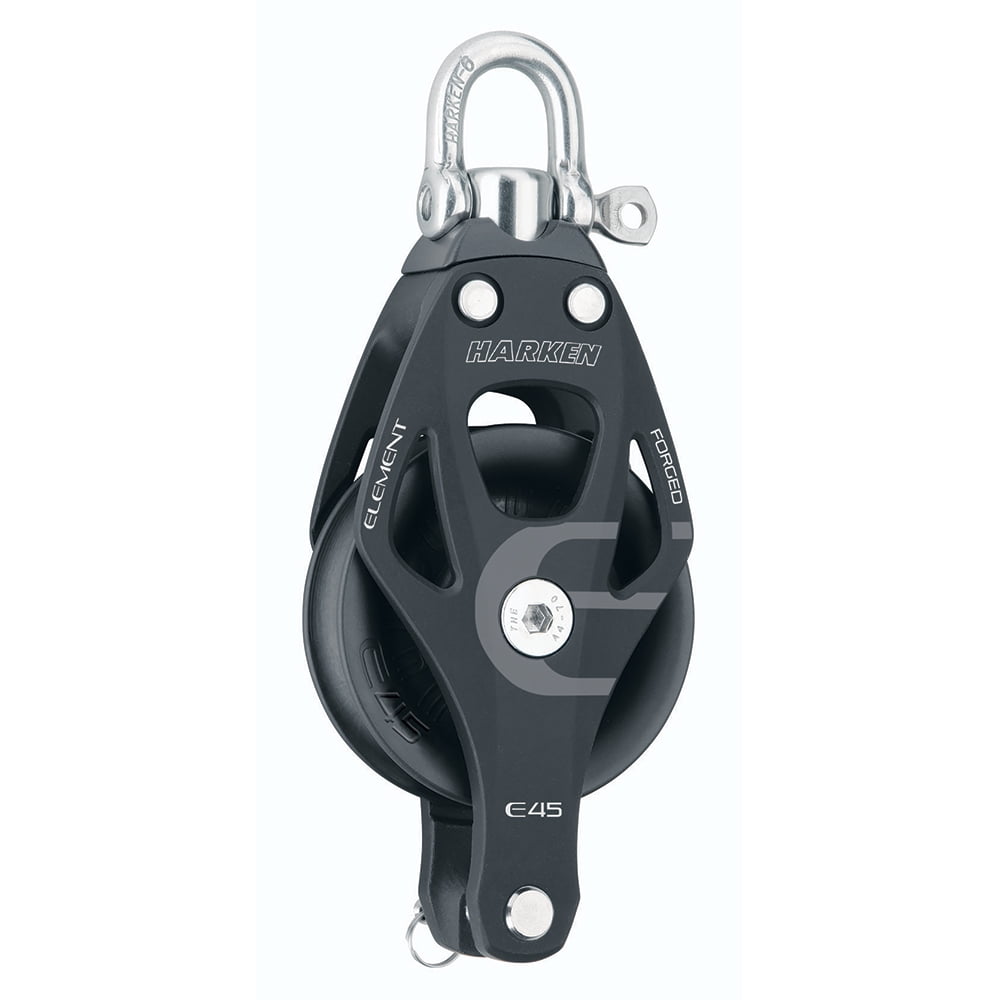 HARKEN Premium Sailing 45mm Single Element Swivel Boat Block w/Becket ...