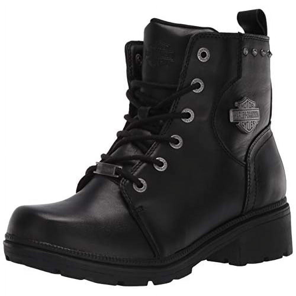 Harley-Davidson Women's Cynwood Western Boot, Black Leather Motorcycle ...