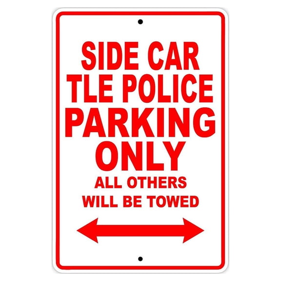 B2500 Parking Only All Others Will Be Towed Ridiculous Funny Novelty ...