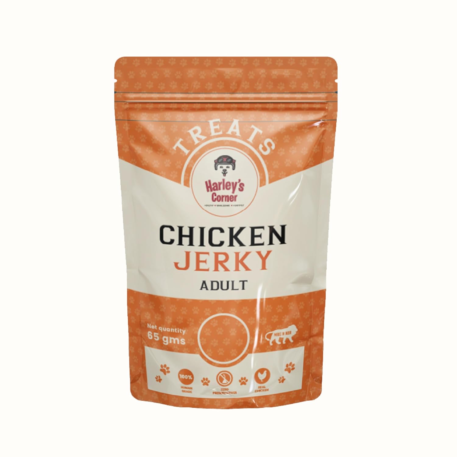 HARLEY'S CORNER Chicken Jerky - Natural Healthy Dog Treats for Adults ...